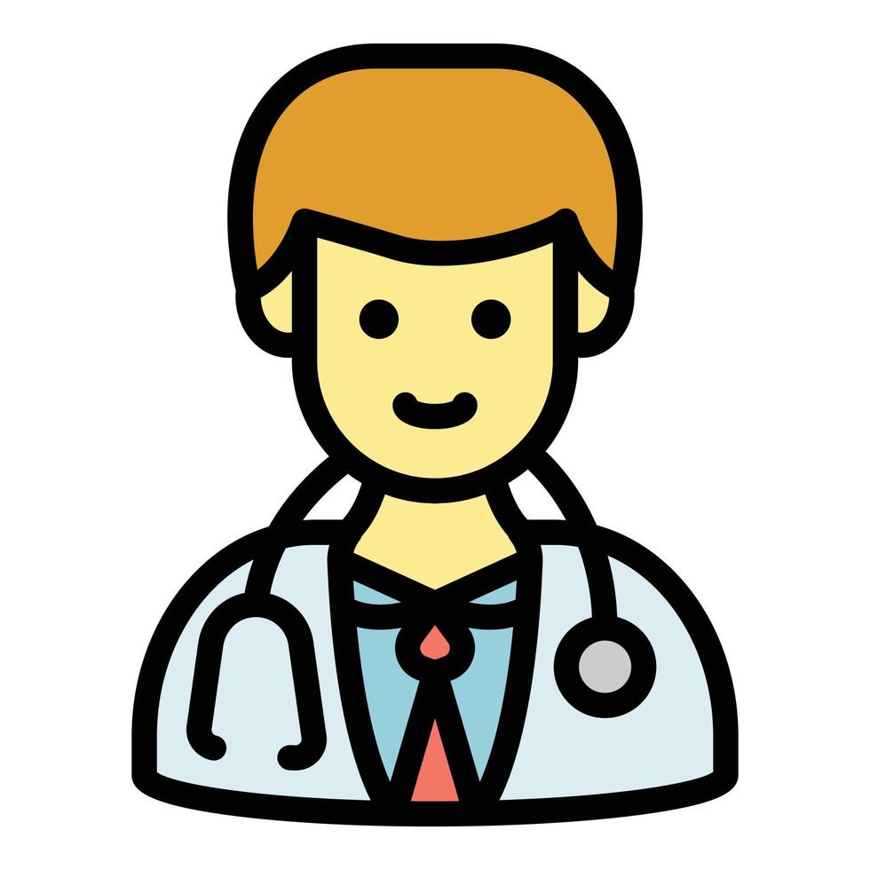 vector de contorno de color de icono de doctor 19191700 Vector en Vecteezy vector de contorno de color de icono de doctor 19191700 Vector en Vecteezy