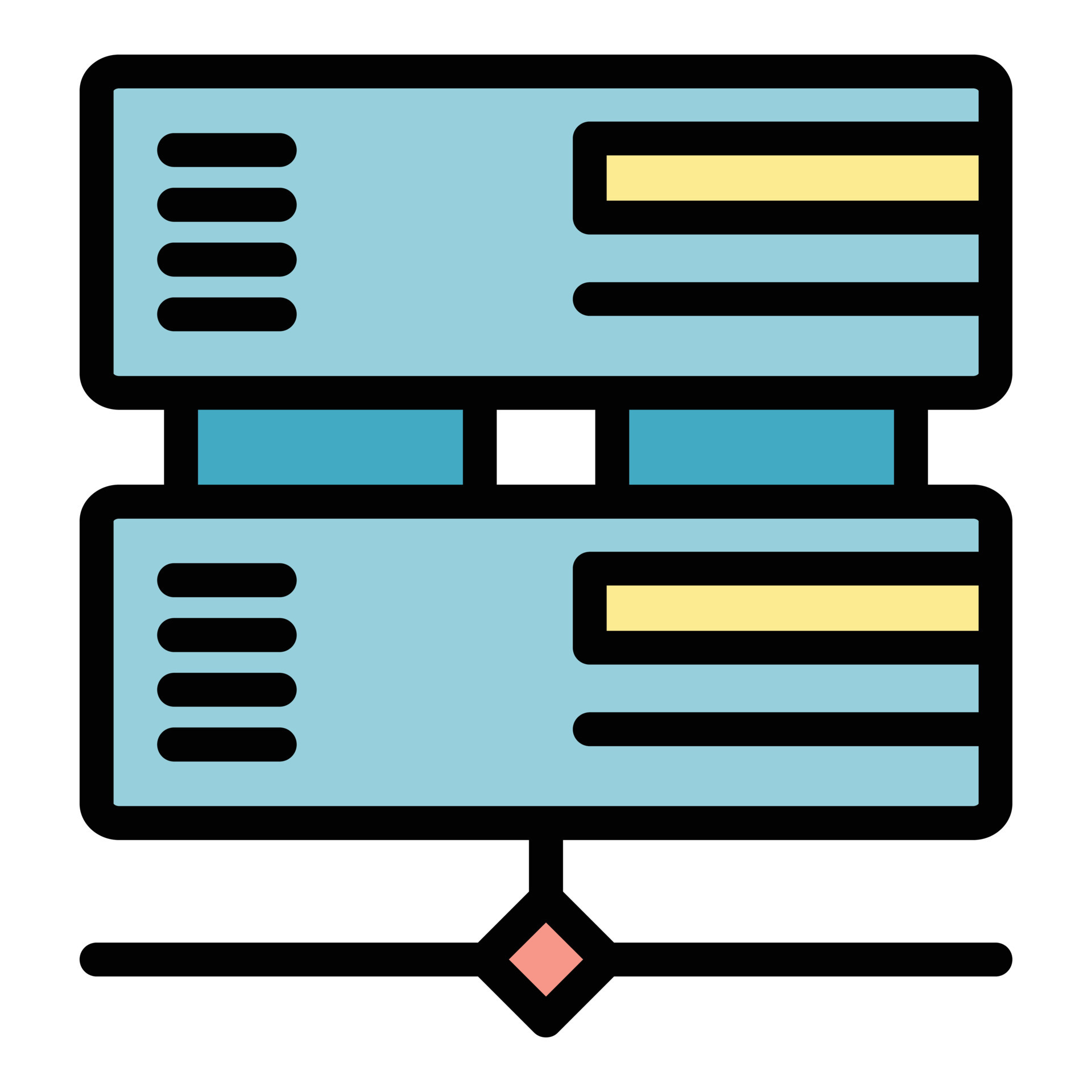 Office server icon color outline vector 19191881 Vector Art at Vecteezy