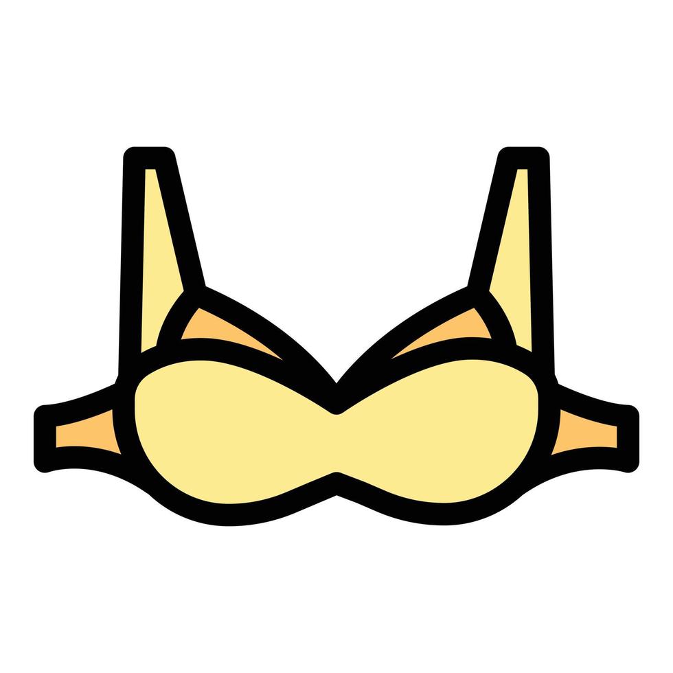 New Brassiere Icon Color Outline Vector 19194788 Vector Art At Vecteezy