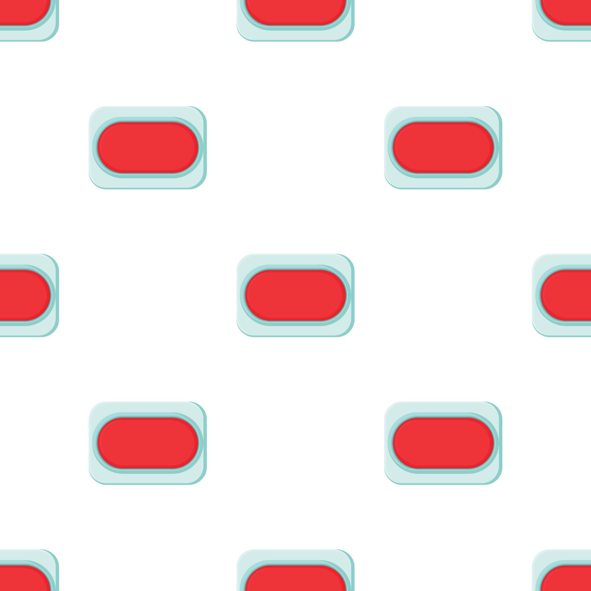Red rectangular button pattern seamless vector 19196148 Vector Art at ...