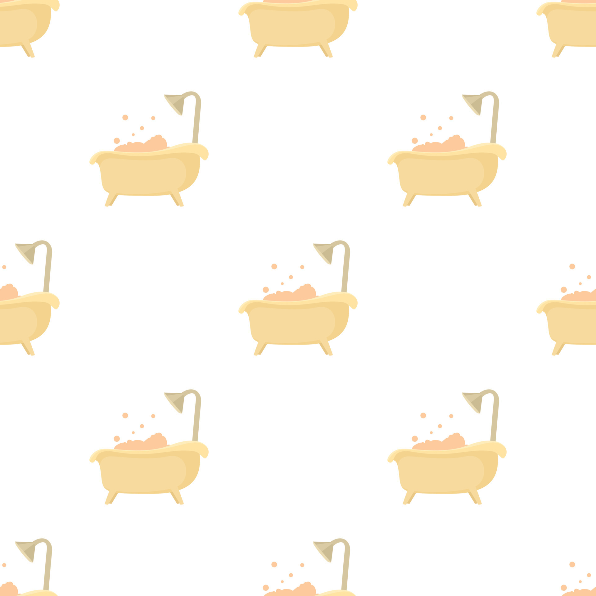 Bath pattern seamless vector 19196448 Vector Art at Vecteezy