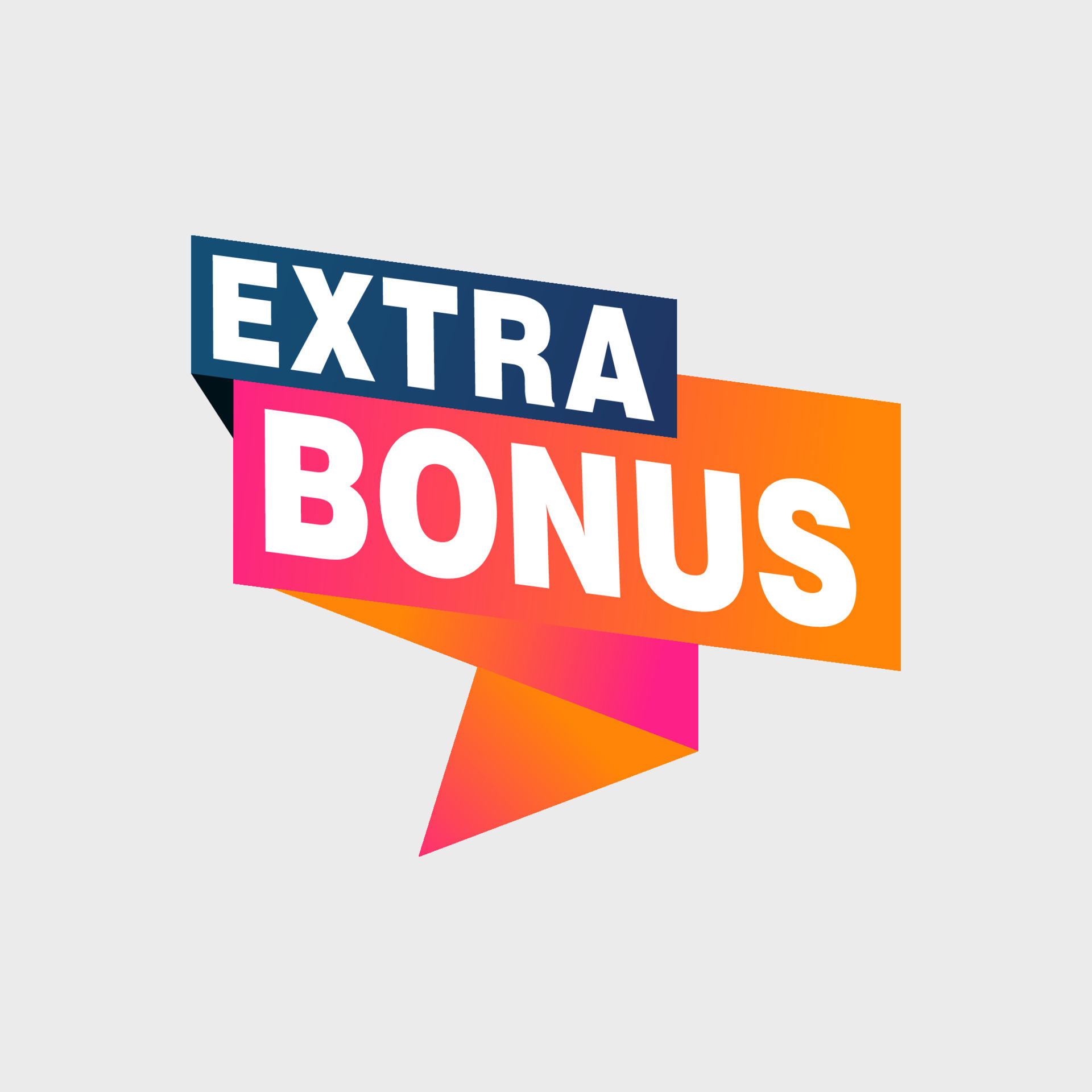 ilustración vectorial etiqueta de bonificación extra roja. elemento de banner web moderno ...