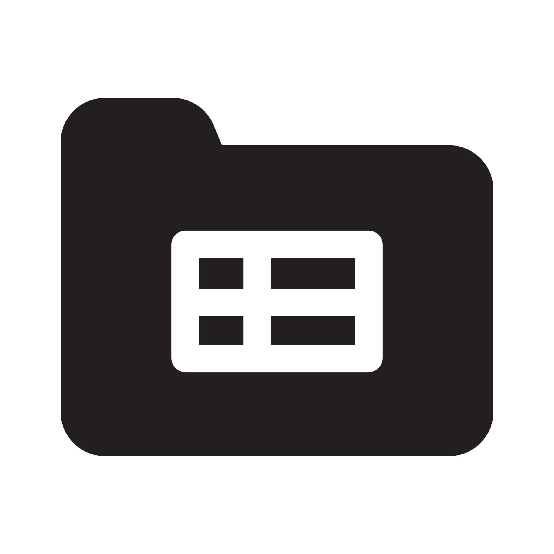 Folder Icon with Solid Style 19197203 Vector Art at Vecteezy