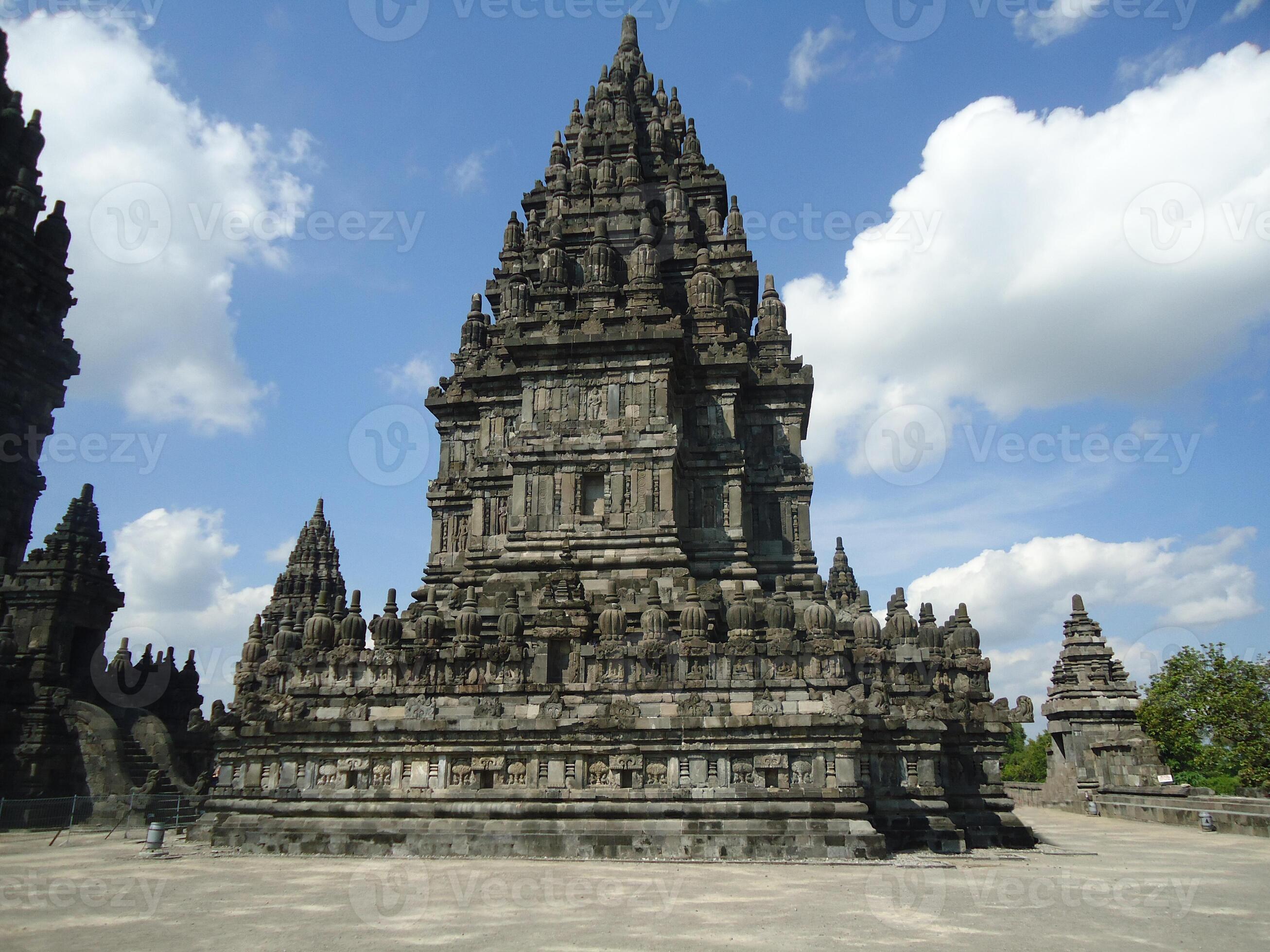 Buddhist Prambanan temple complex the largest temple in java, Central ...