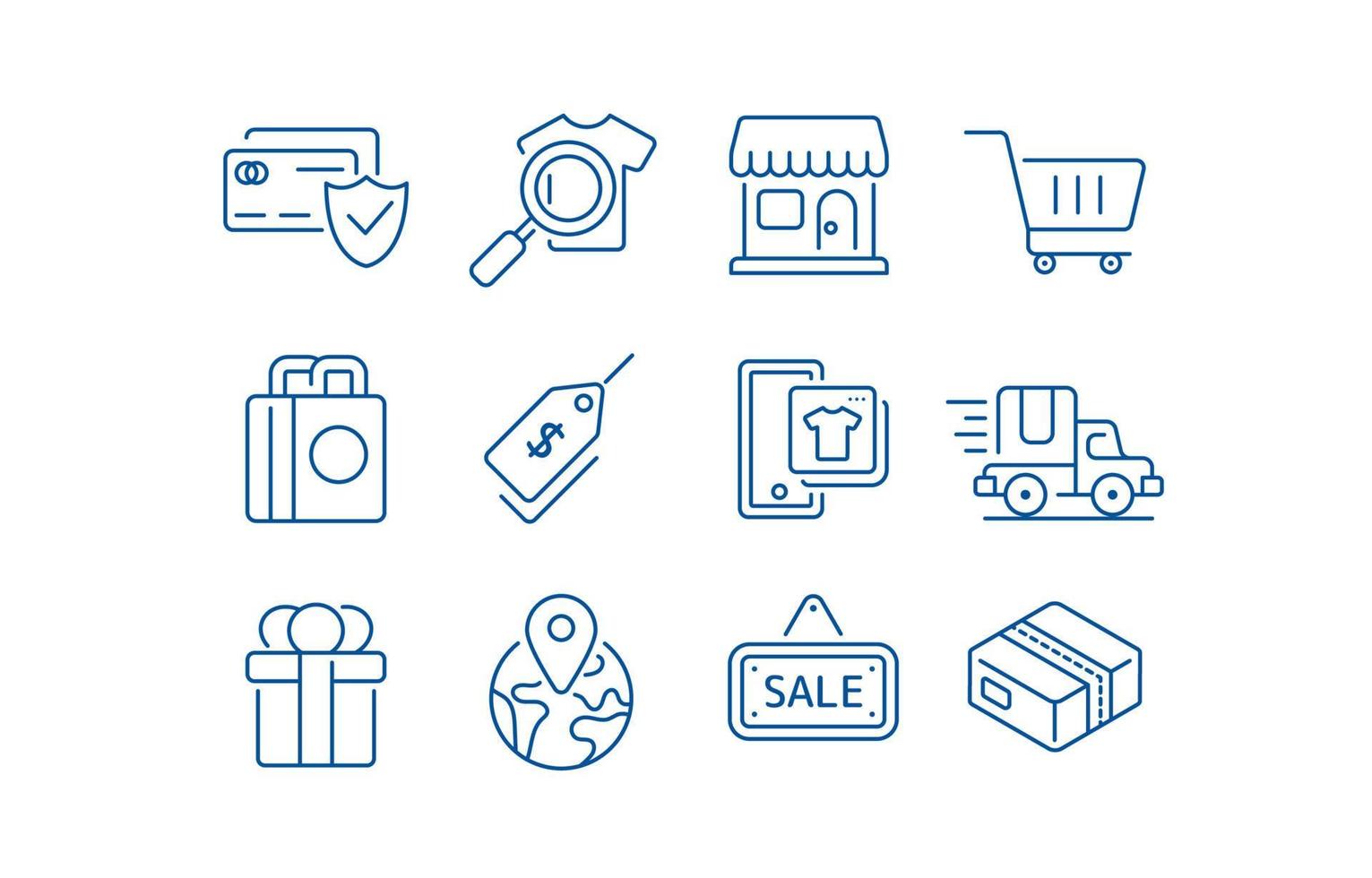 E-Commerce Line Icon Set 19199670 Vector Art at Vecteezy E-Commerce Line Icon Set 19199670 Vector Art at Vecteezy