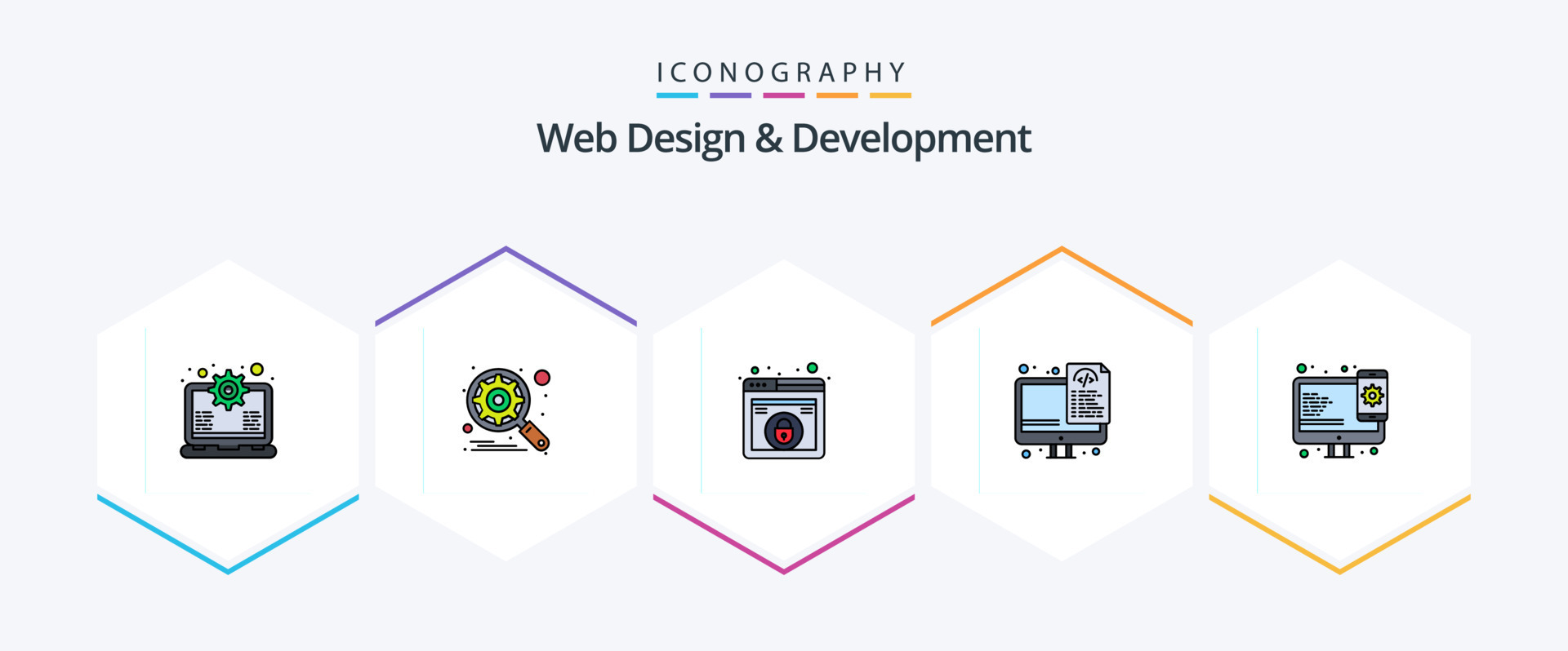 Web Design And Development 25 FilledLine icon pack including responsive ... Web Design And Development 25 FilledLine icon pack including responsive ...