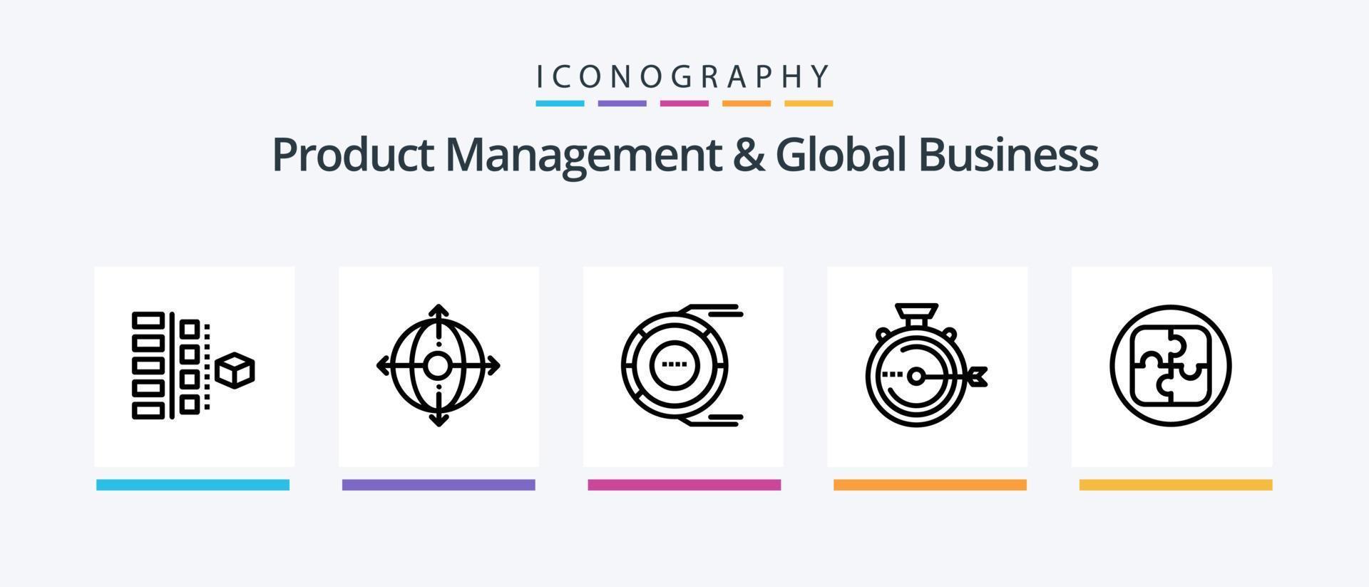Product Managment And Global Business Line 5 Icon Pack Including ... Product Managment And Global Business Line 5 Icon Pack Including ...
