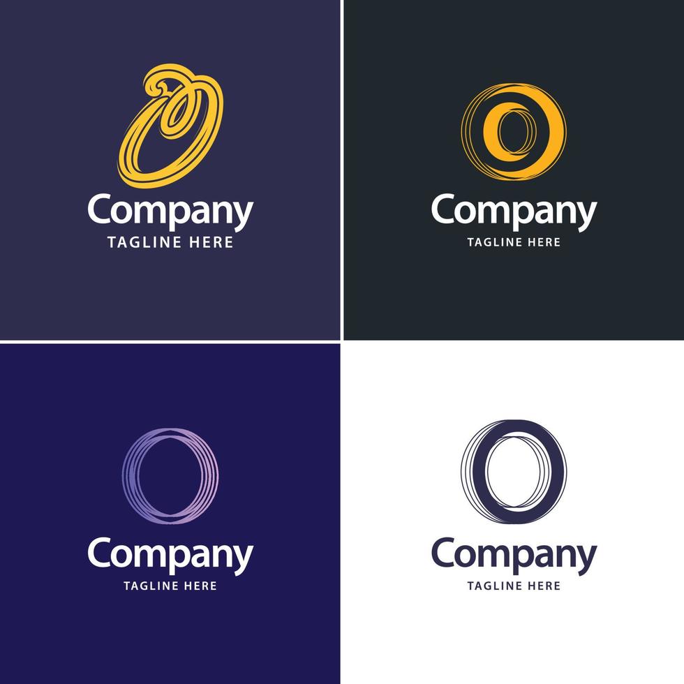 diseño de paquete de logotipo grande de letra o diseño de logotipos modernos y creativos para su ...