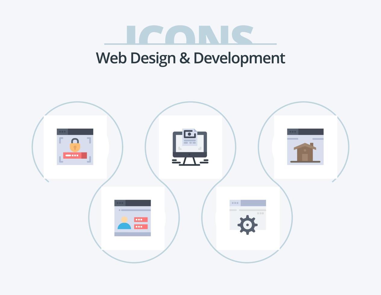 Flat Web Page Icon