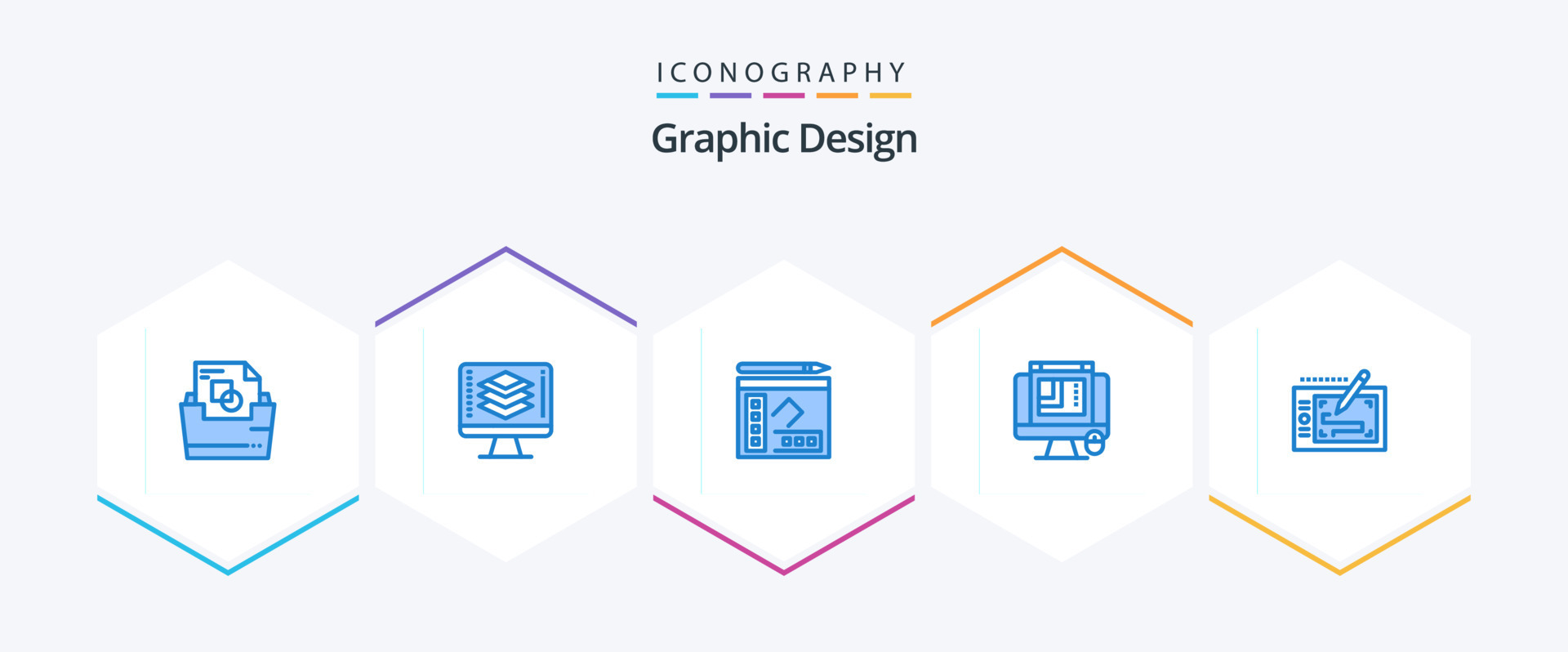 Graphic Design 25 Blue icon pack including mobile. web layout. book ...