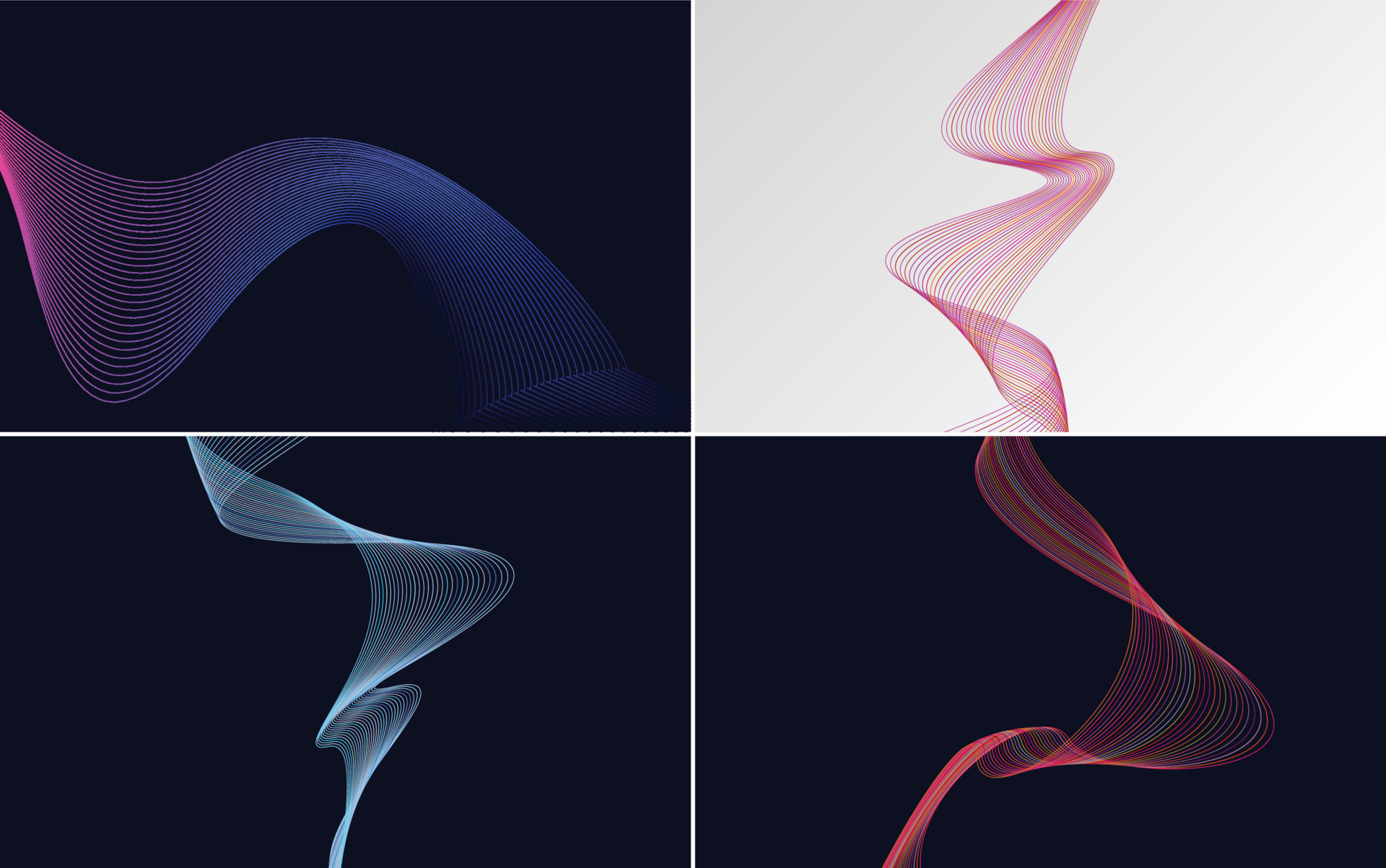 Use this vector background pack to create a professional looking ...