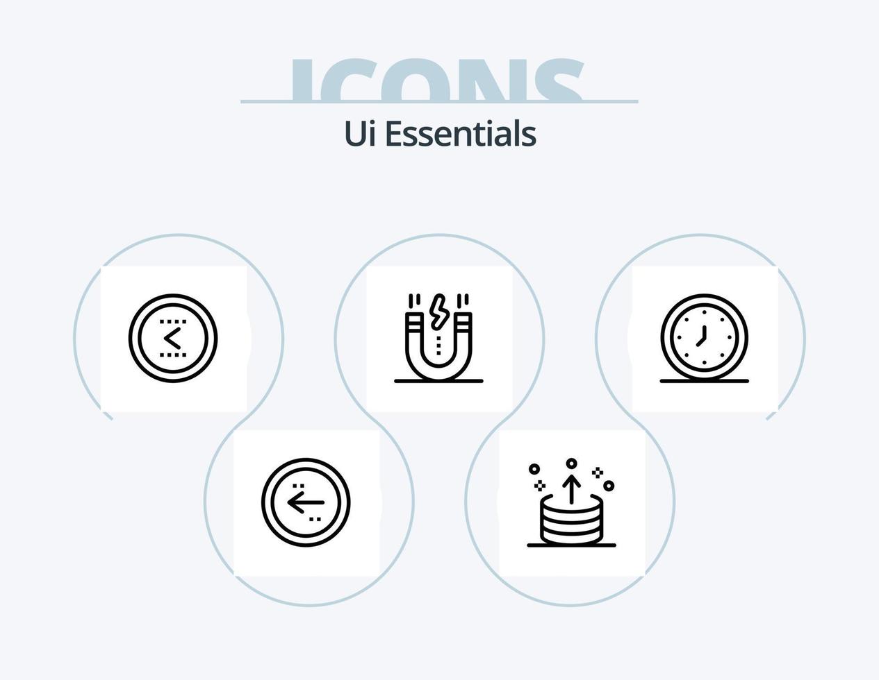Ui Essentials Line Icon Pack 5 Icon Design. interface. arrow. menu. remove. delete 19221128 ...