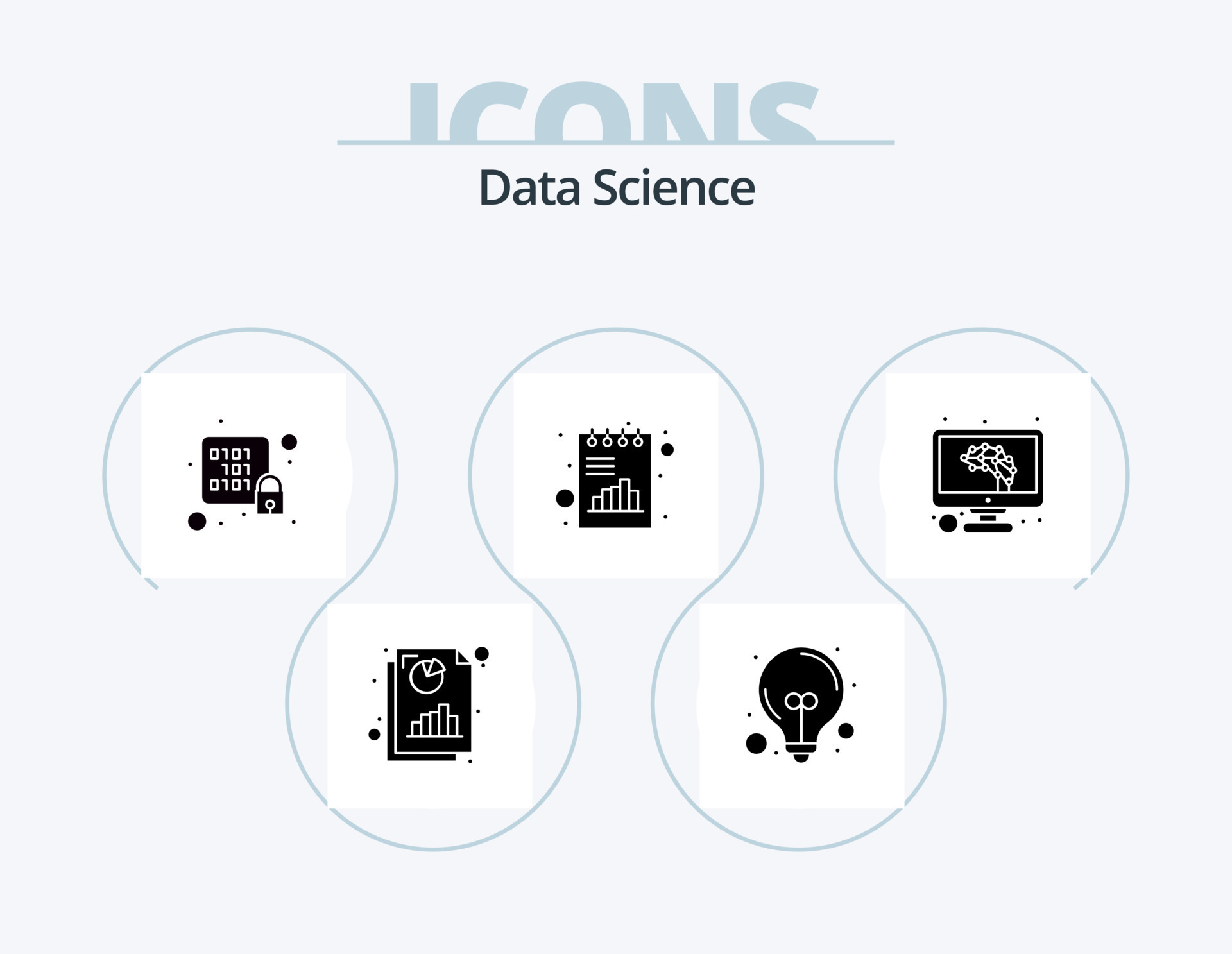 Data Science Glyph Icon Pack 5 Icon Design. chart. document. database ... Data Science Glyph Icon Pack 5 Icon Design. chart. document. database ...