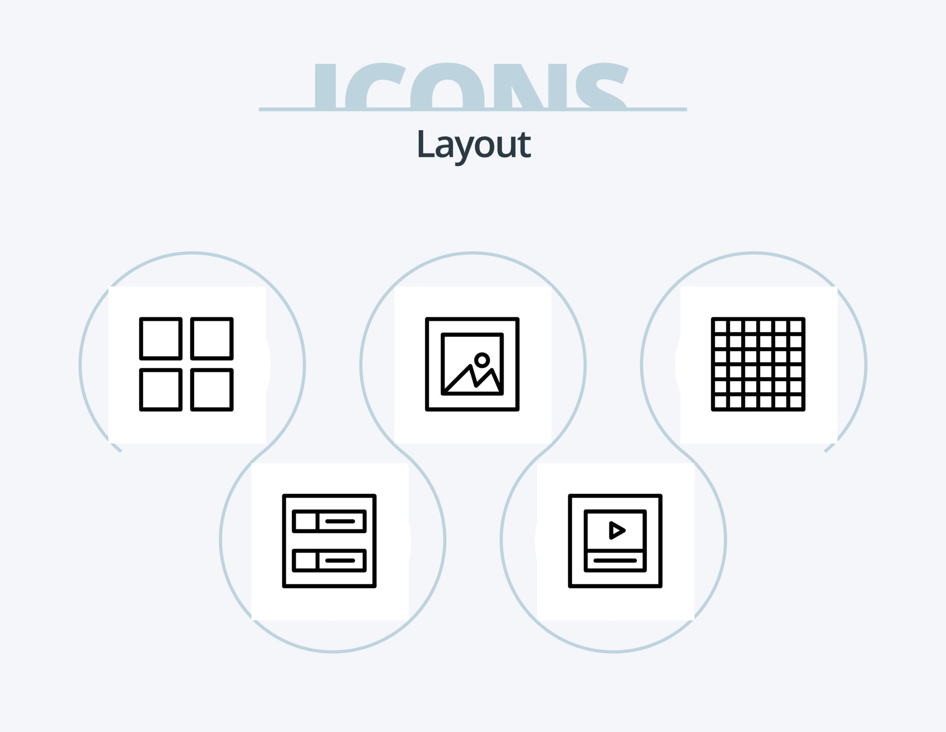 Layout Line Icon Pack 5 Icon Design. . grid. . layout 19244738 Vector ... Layout Line Icon Pack 5 Icon Design. . grid. . layout 19244738 Vector ...
