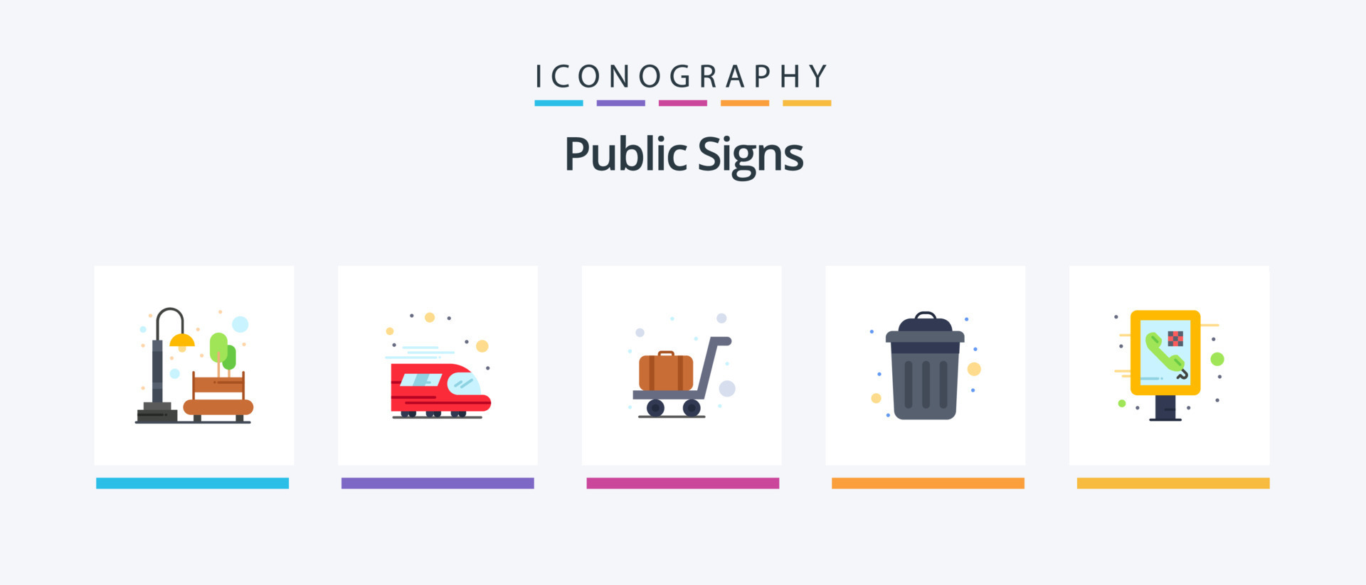 Public Signs Flat 5 Icon Pack Including phone. info graphic. airport ... Public Signs Flat 5 Icon Pack Including phone. info graphic. airport ...