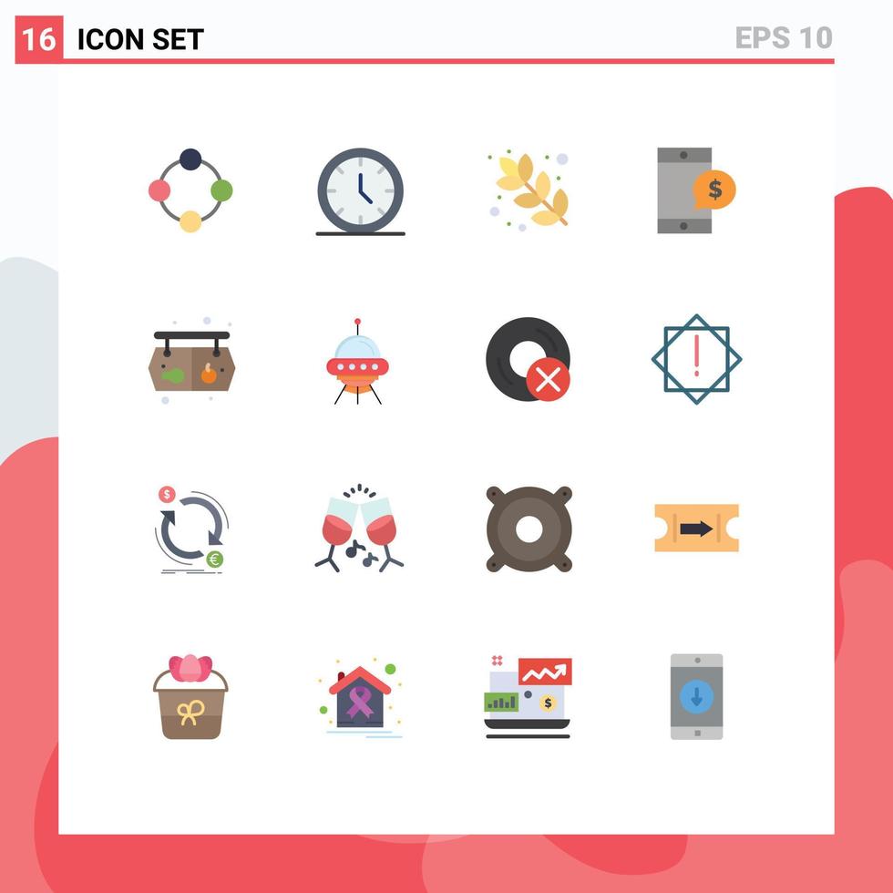 16 Universal Flat Colors Set For Web And Mobile Applications Supermarket Dollar Web Money Mobile