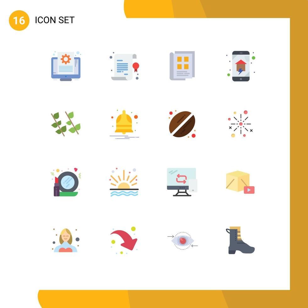 User Interface Pack Of 16 Basic Flat Colors Of Smart House Home Networking Book Home Automation