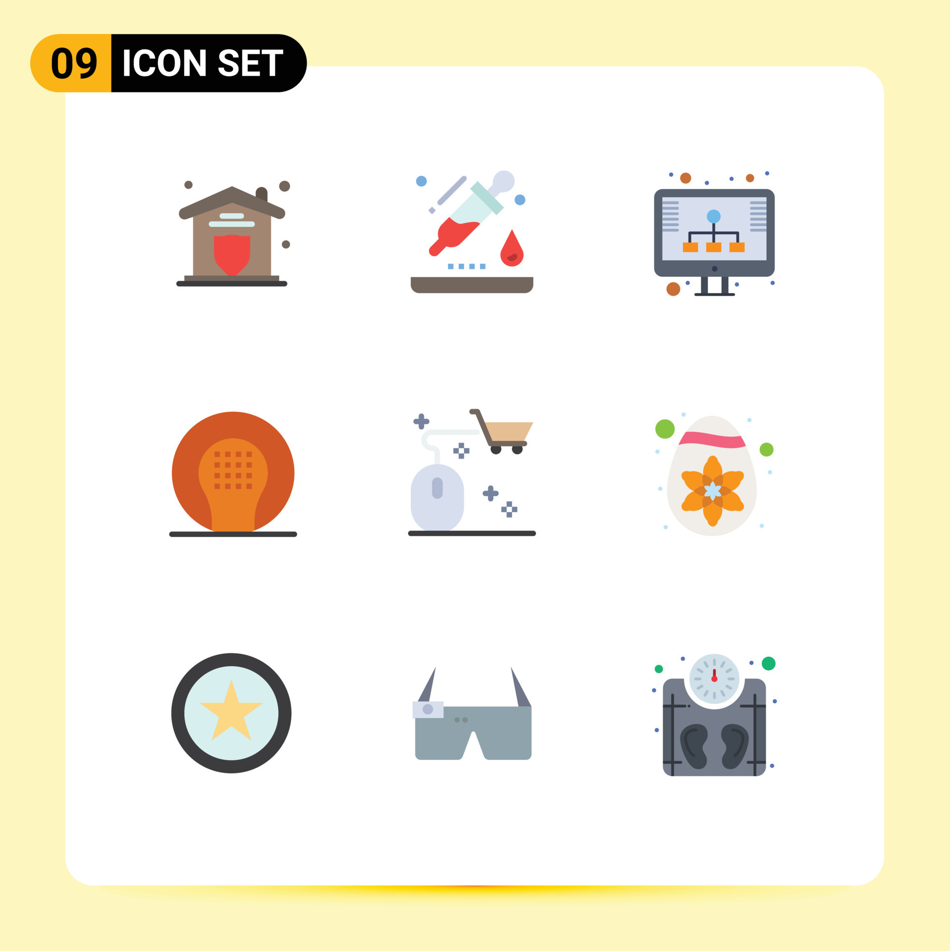 Flat Color Pack Of 9 Universal Symbols Of Basket Game Diagram Ball Activities Editable Vector