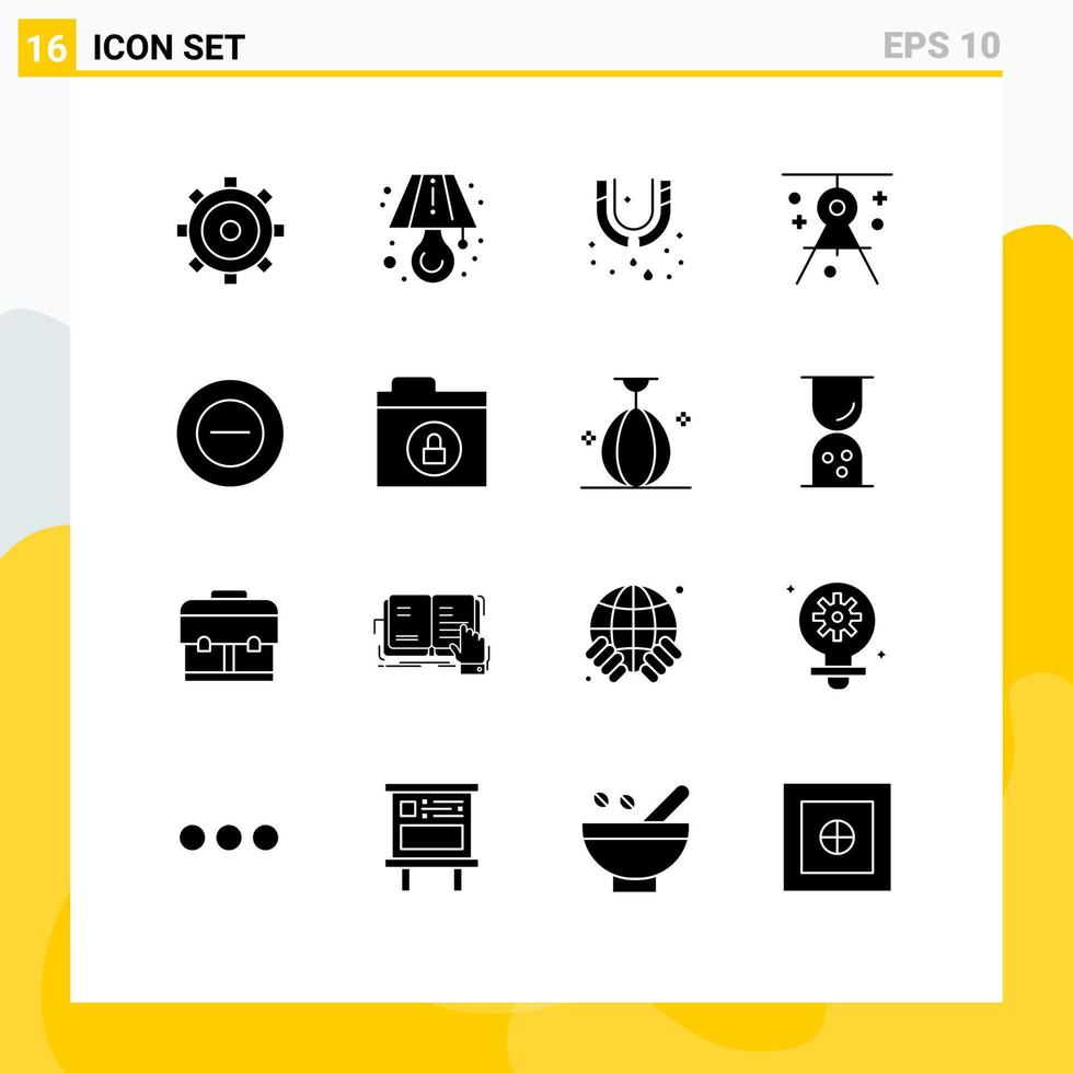 16 Thematic Vector Solid Glyphs and Editable Symbols of add drawing ...