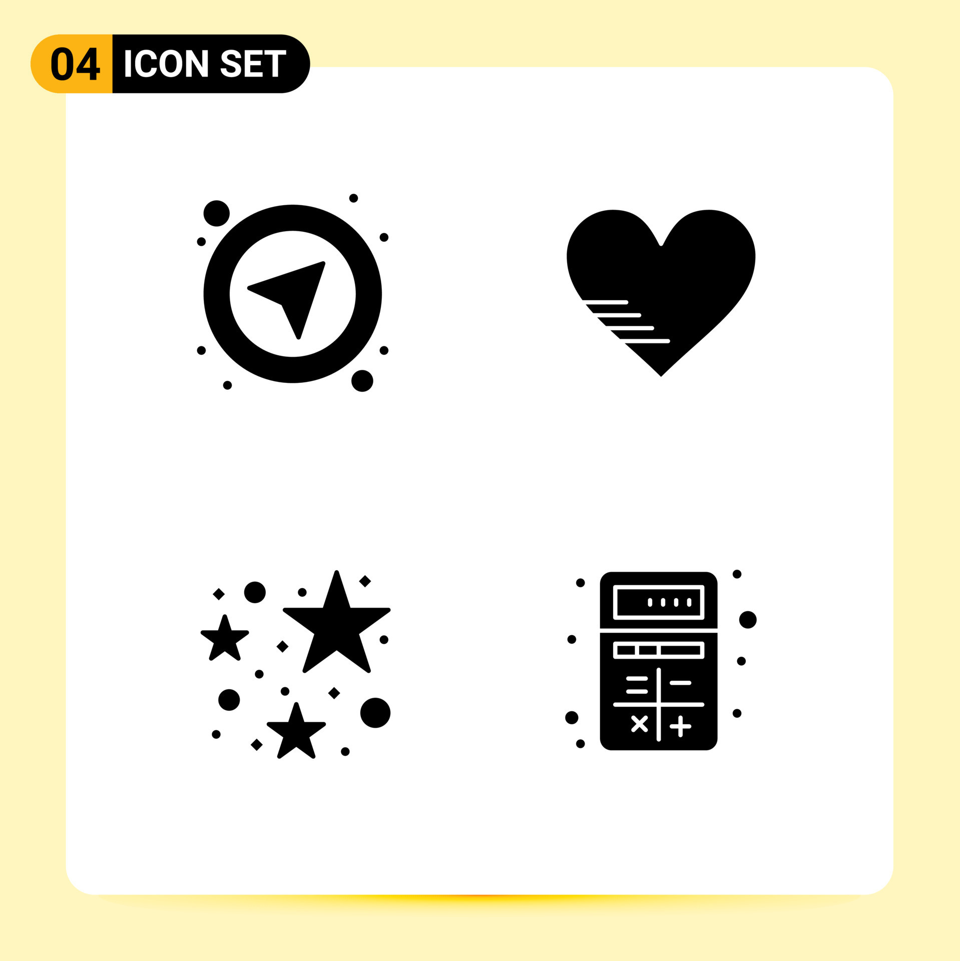 Universal Icon Symbols Group of 4 Modern Solid Glyphs of interface ... Universal Icon Symbols Group of 4 Modern Solid Glyphs of interface ...
