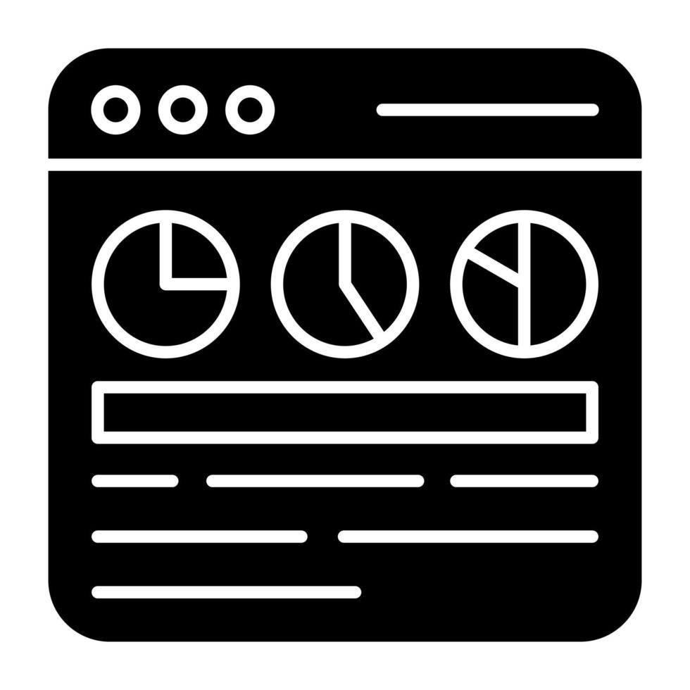 Conceptualizing solid design icon of web analytics 19435623 Vector Art ...