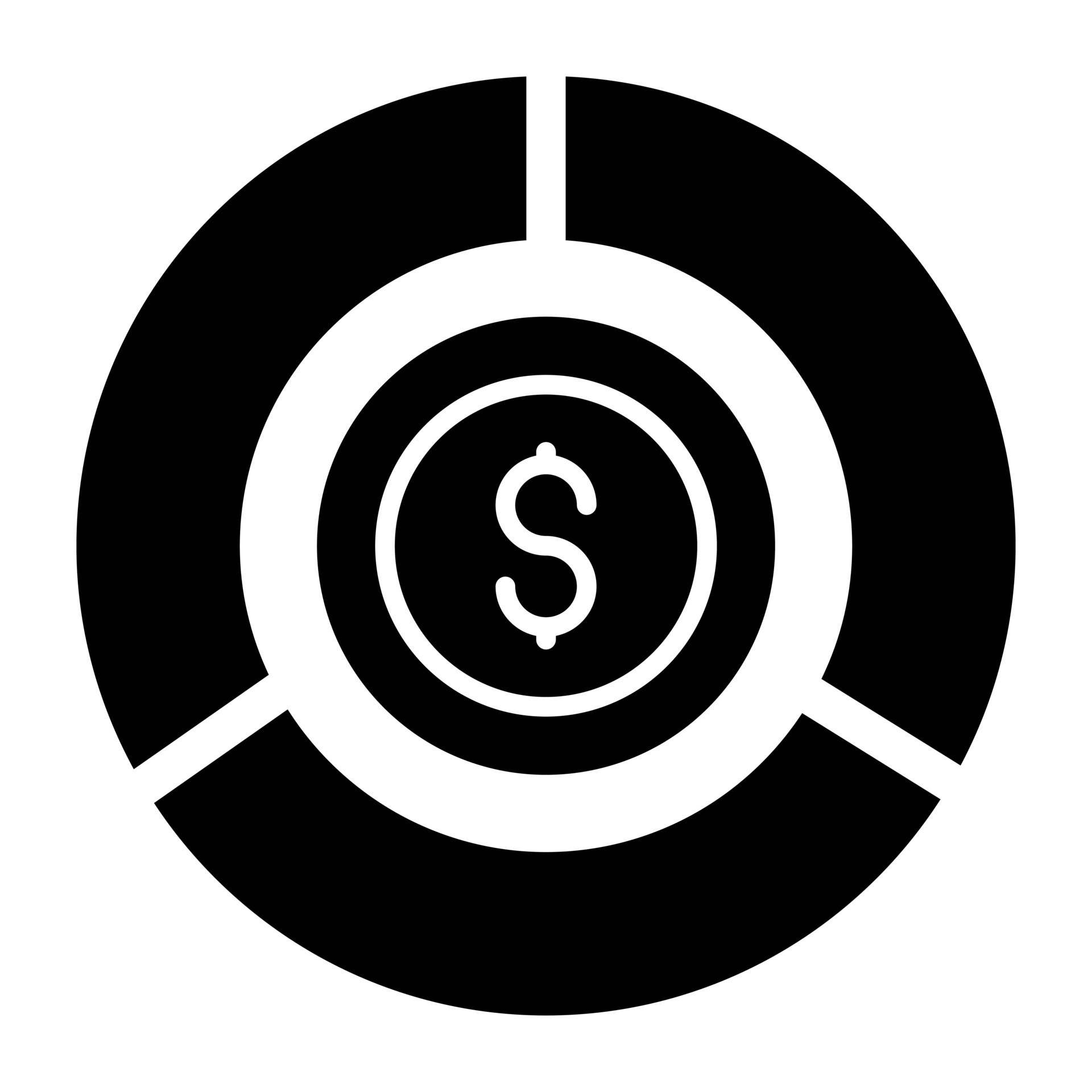 A glyph design icon of financial chart 19435677 Vector Art at Vecteezy