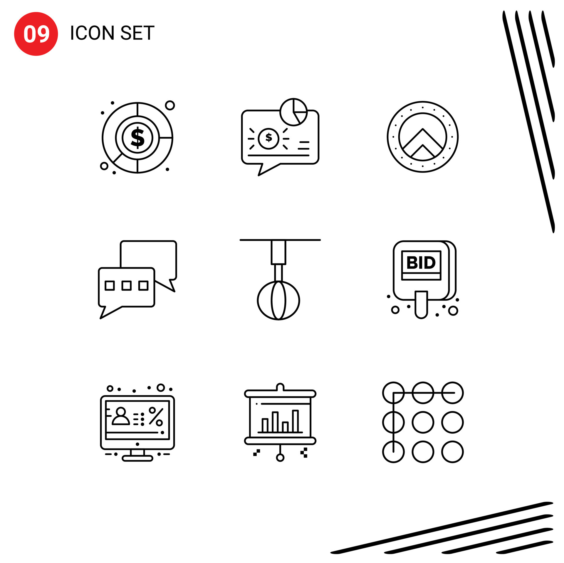 9 Thematic Vector Outlines And Editable Symbols Of House Home Shield