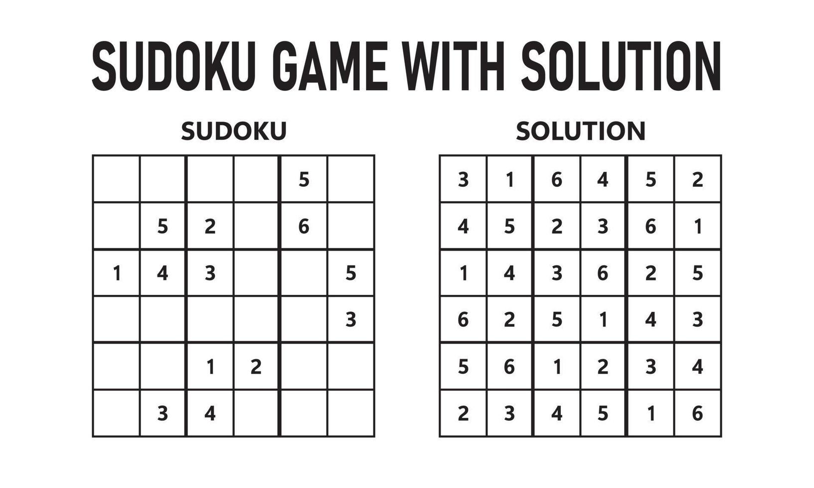Sudoku Game With Solution Sudoku Puzzle Game With Numbers Can Be Used As An Educational Game