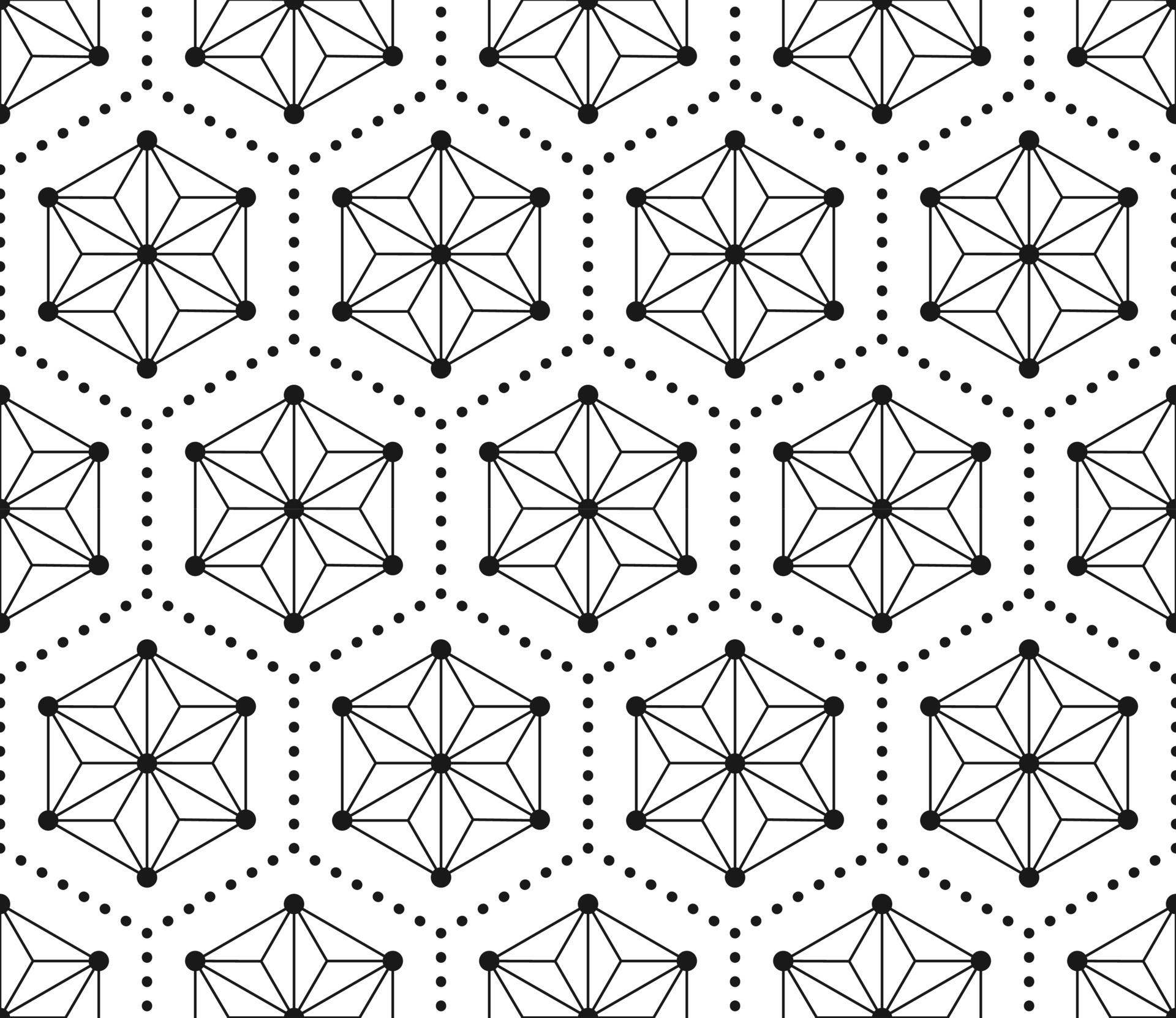 Seamless geometric black and white pattern 19470239 Vector Art at Vecteezy