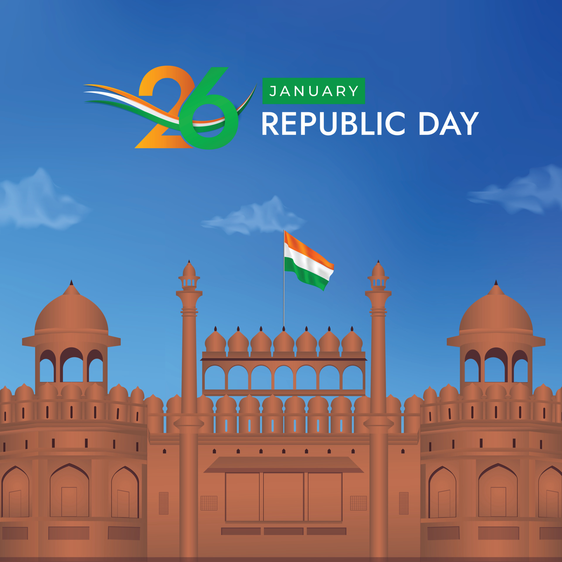 26th January India Republic Day 74th Celebration Social Media Post ...