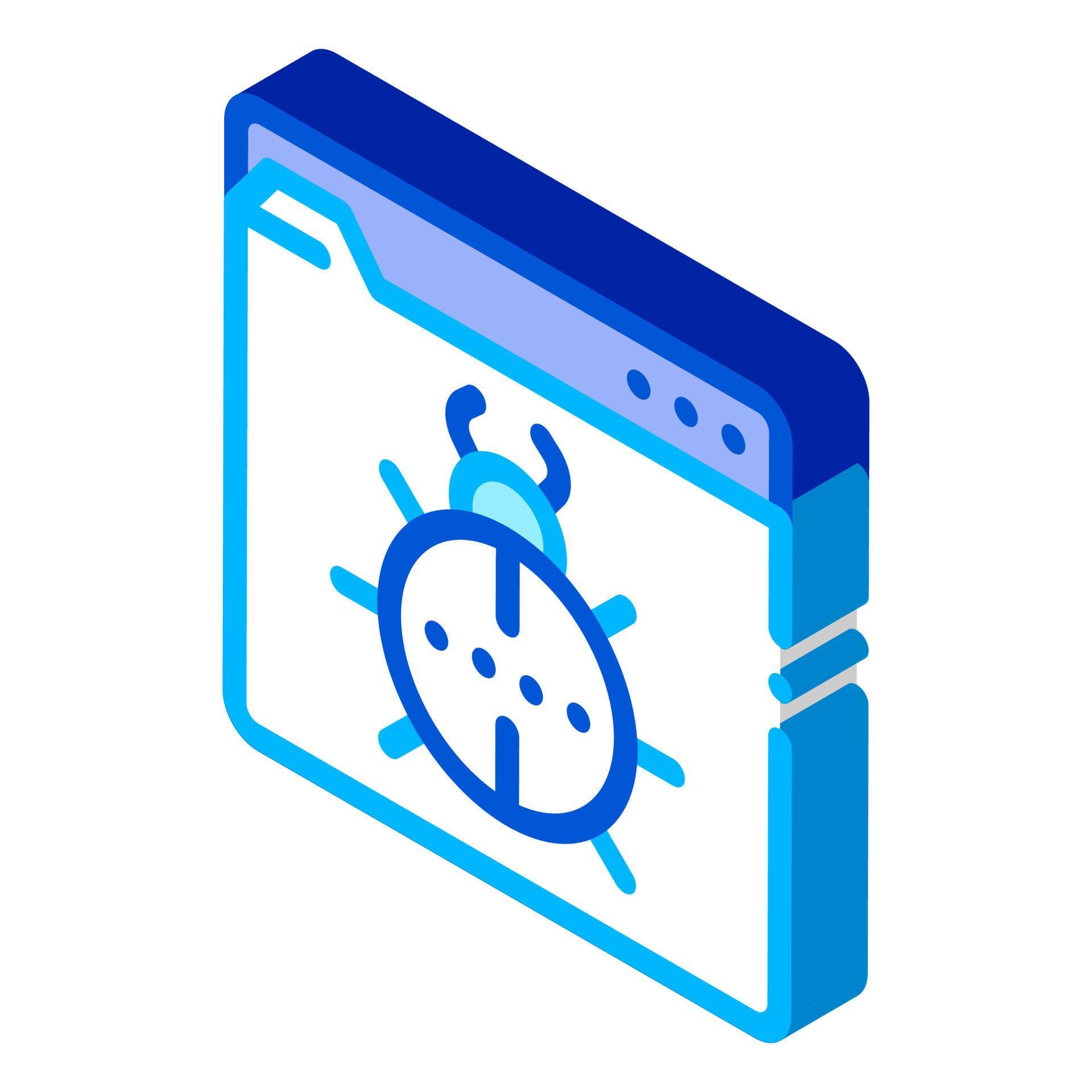 Beetle Bug Code Mistake Or Virus isometric icon vector illustration 19472624 Vector Art at Vecteezy