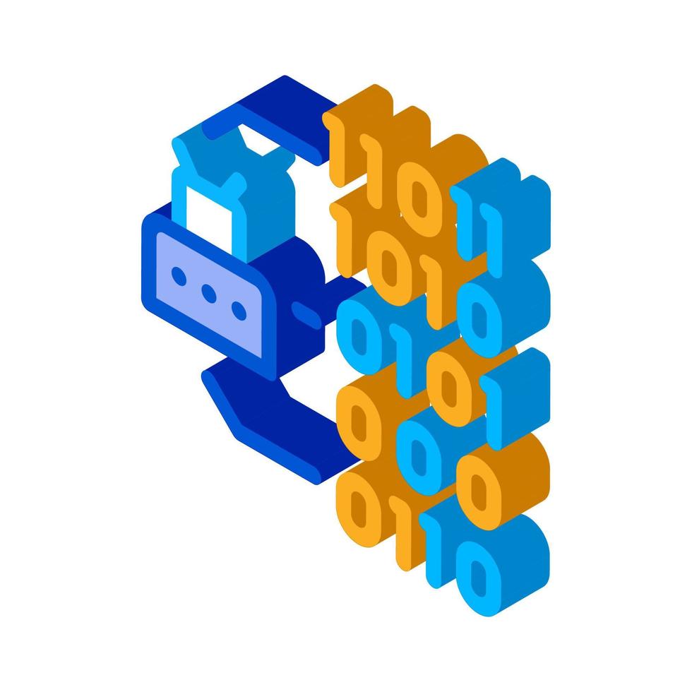 Binary Code isometric icon vector illustration 19473228 Vector Art at ... Binary Code isometric icon vector illustration 19473228 Vector Art at ...