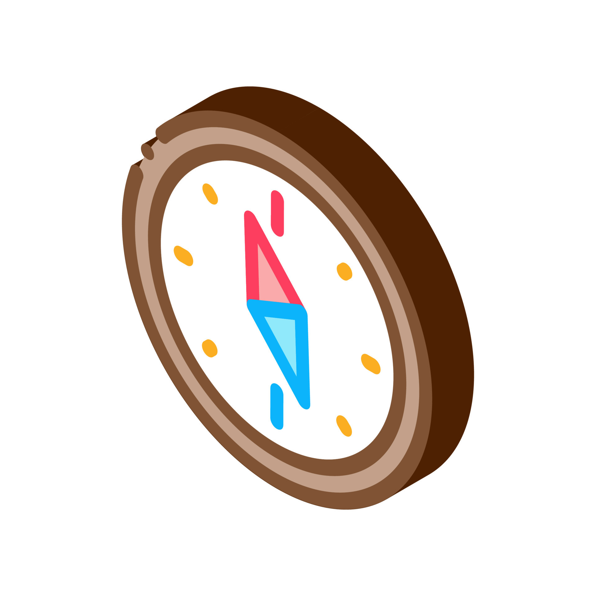 Navigational Compass Tool Isometric Icon Vector Illustration 19473464