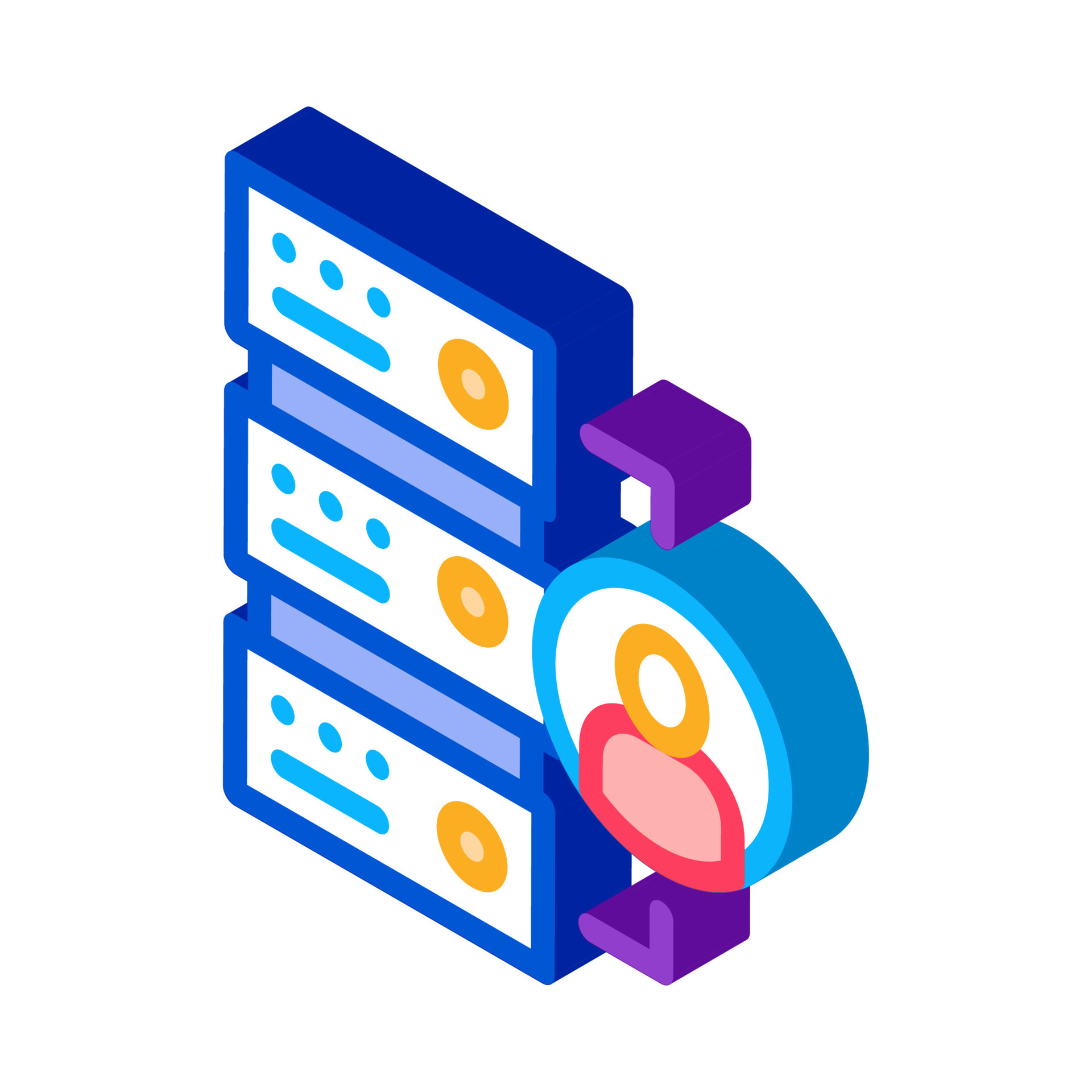 Various Human Functions Isometric Icon Vector Illustration 19474103 Vector Art At Vecteezy
