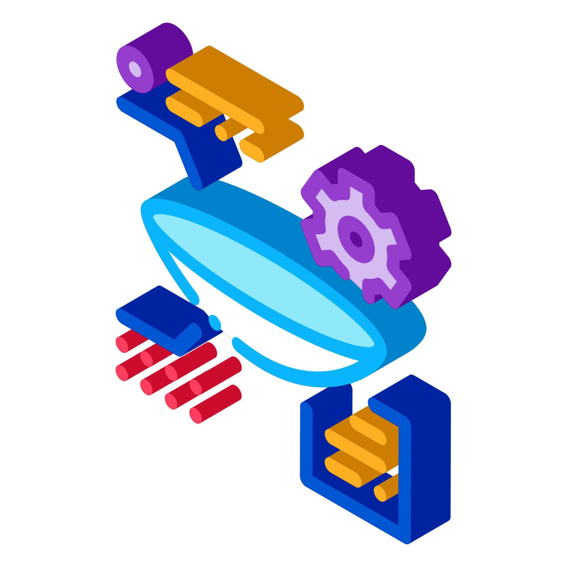 parsing lens research isometric icon vector illustration 19475655 ... parsing lens research isometric icon vector illustration 19475655 ...