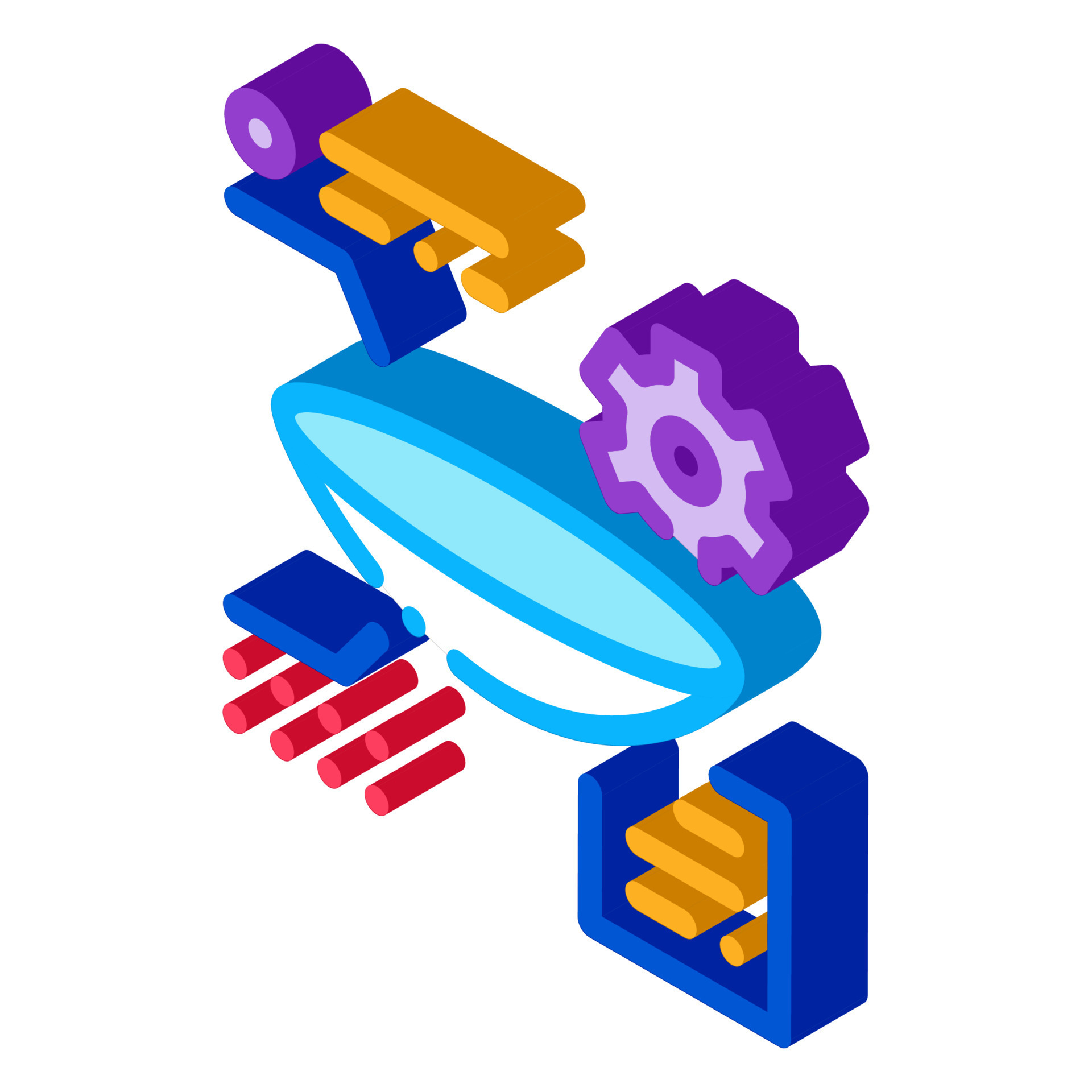 Parsing Lens Research Isometric Icon Vector Illustration 19475655 Vector Art At Vecteezy