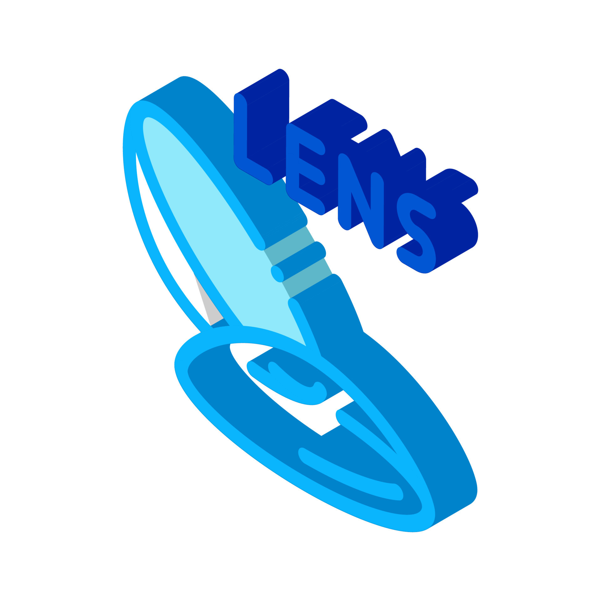Contact Lenses Isometric Icon Vector Illustration 19475661 Vector Art