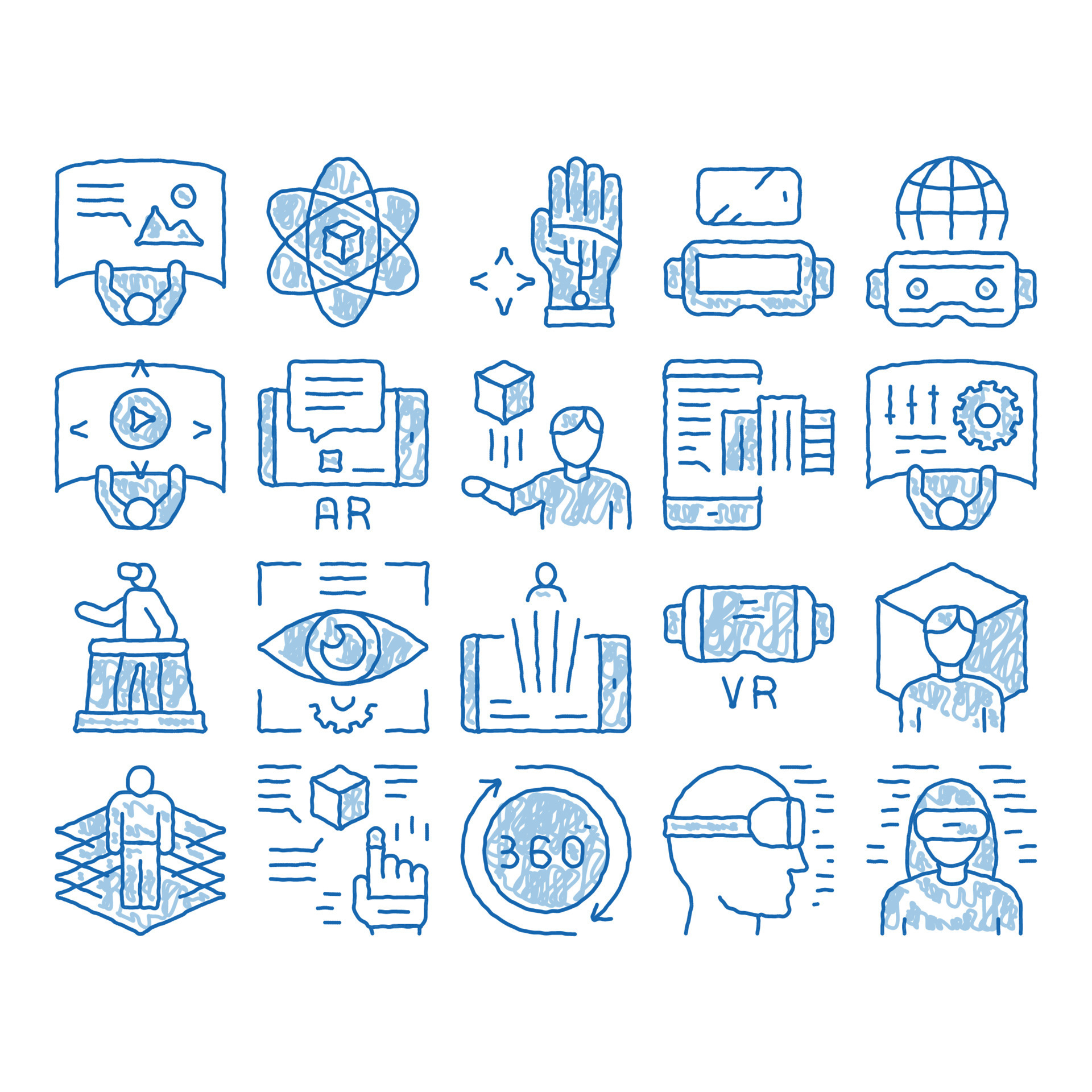 Simulation Equipment icon hand drawn illustration 19476329 Vector Art ...