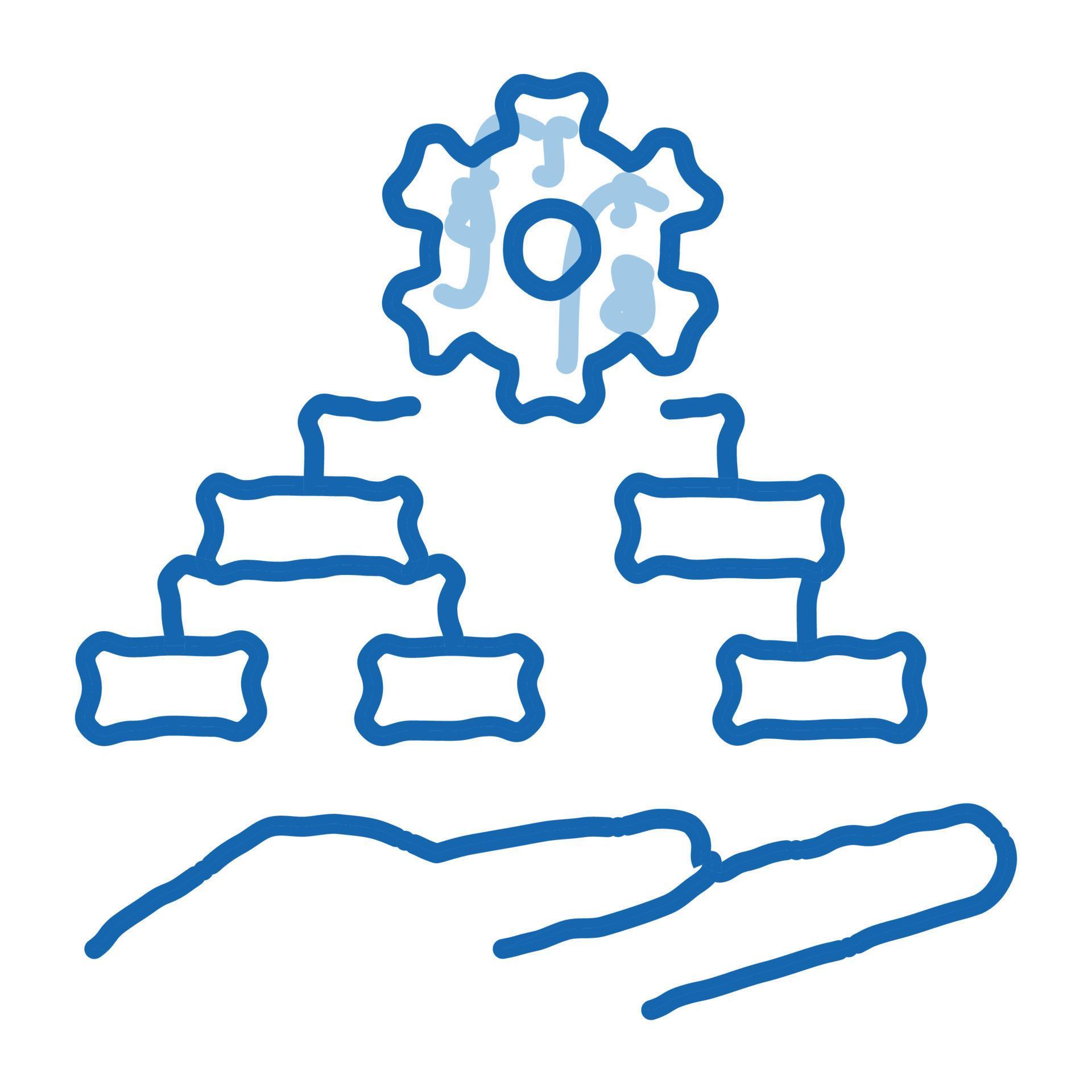 settings algorithm doodle icon hand drawn illustration 19478040 Vector ...