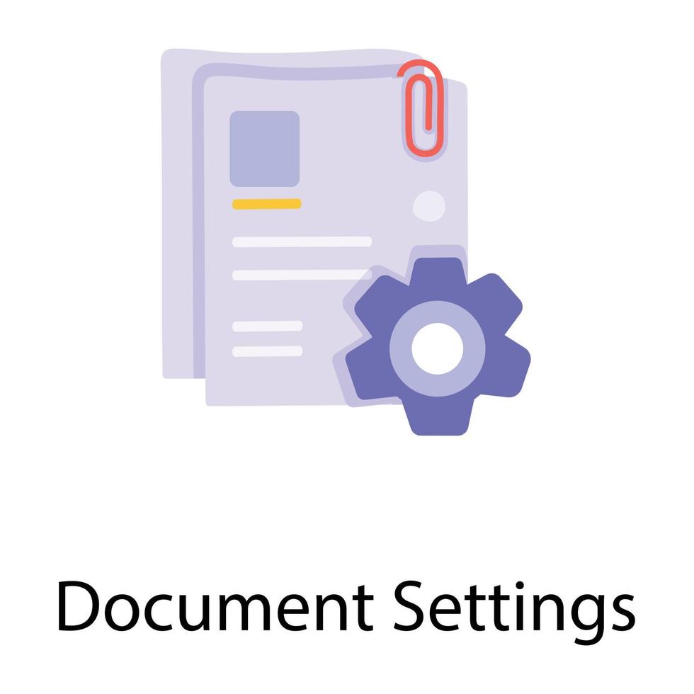 Trendy Document Settings 19481047 Vector Art at Vecteezy