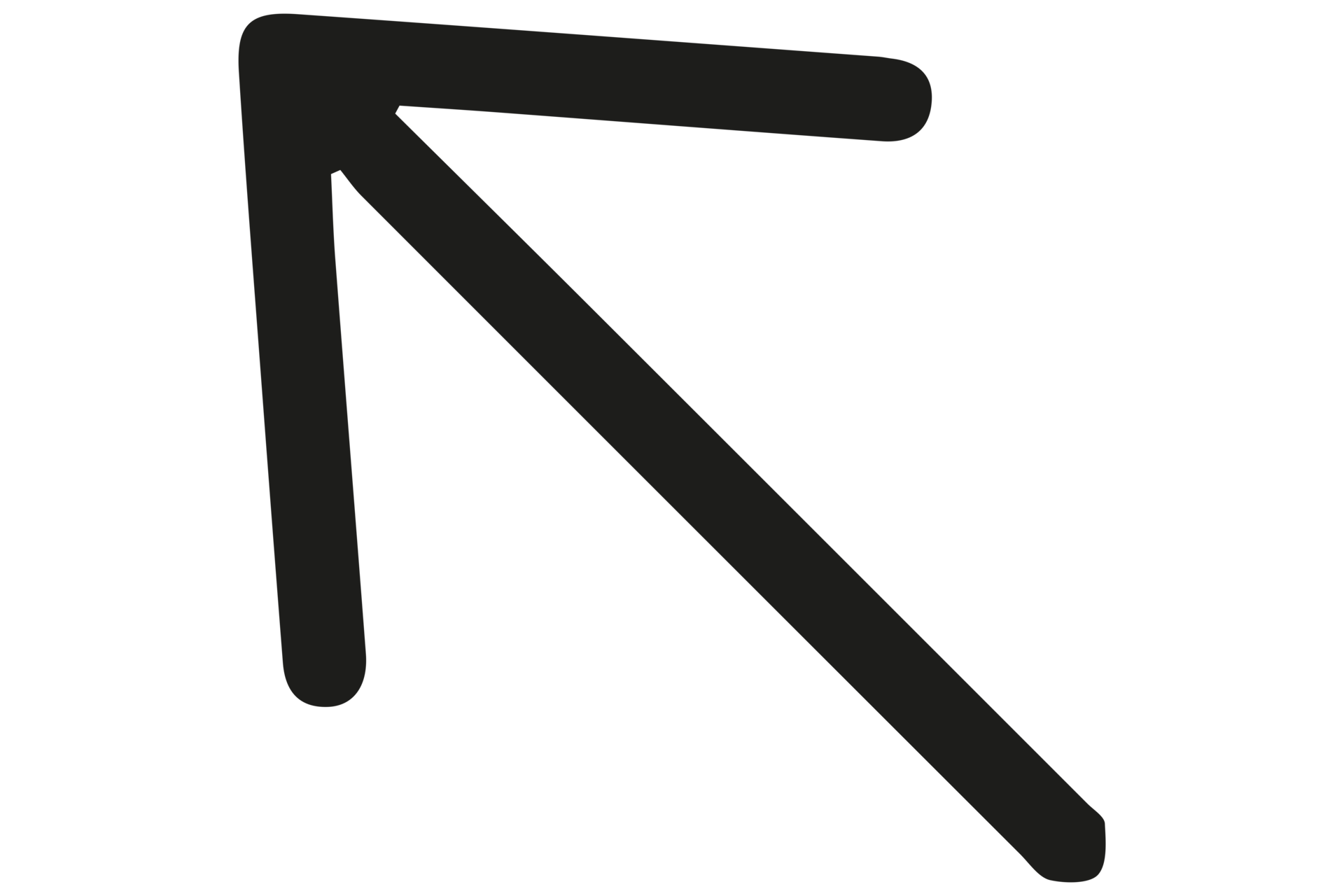 top left arrow icon png on Transparent Background 19481241 PNG