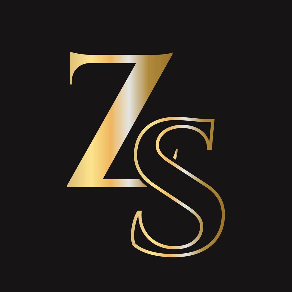 Monogram SZ Logo Design. ZS Logotype 19482512 Vector Art at Vecteezy