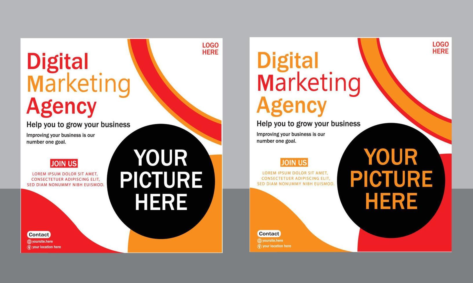 Social Media Poster 19483048 Vector Art at Vecteezy