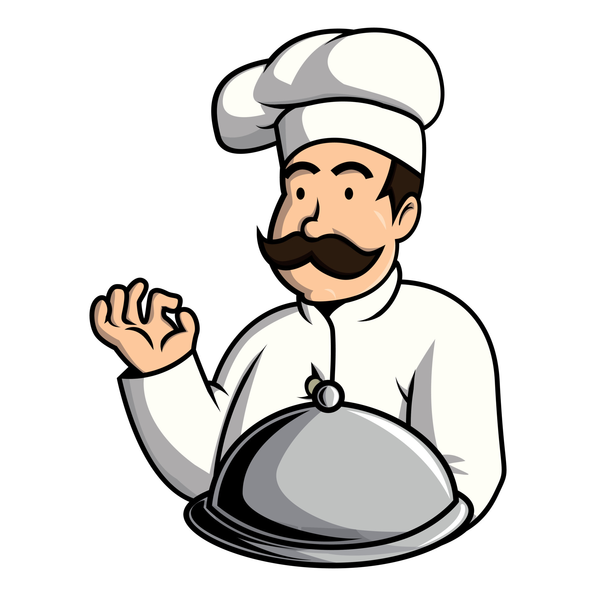 Chef Man Vector Illustration 19483264 Vector Art at Vecteezy
