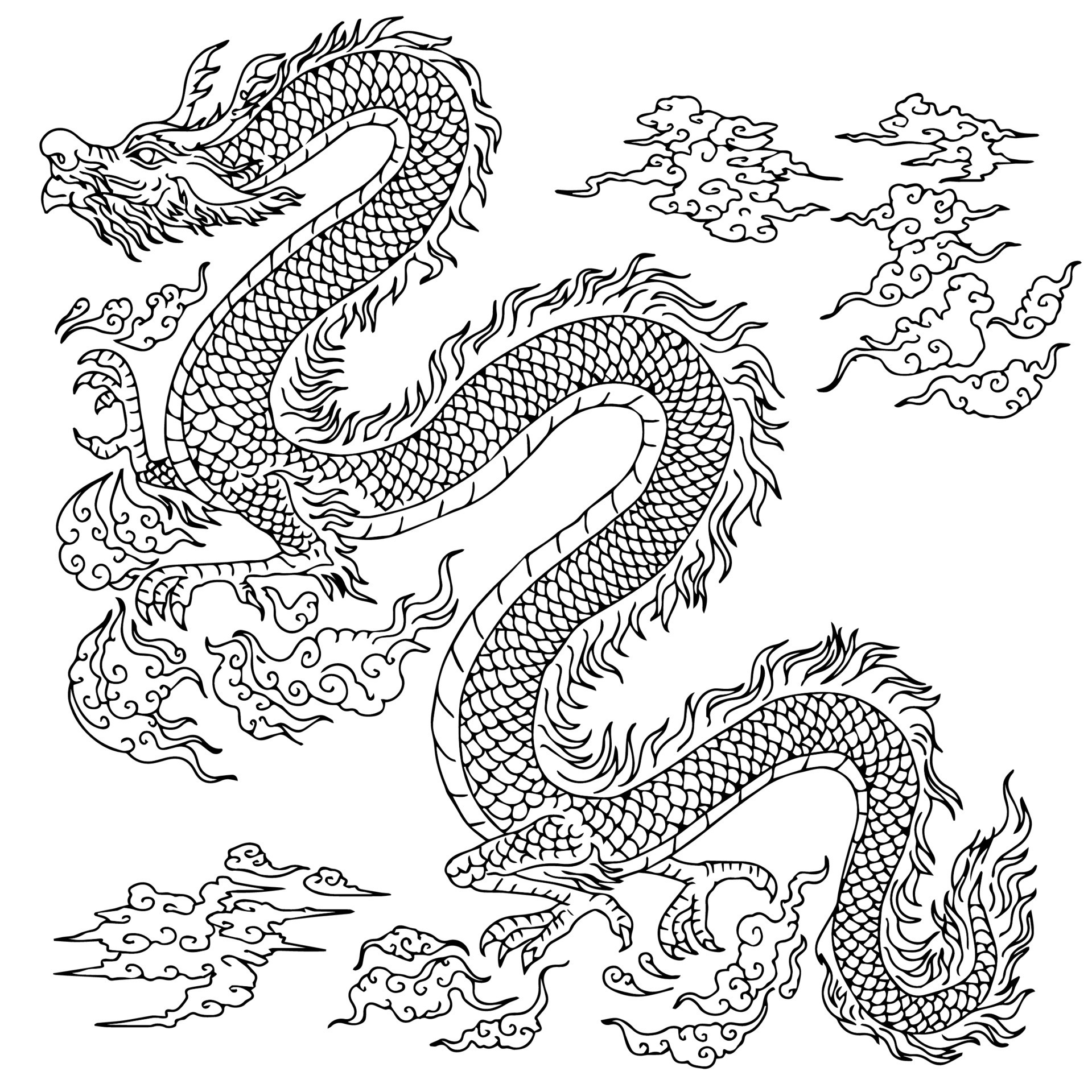 design illustration outline asian dragon 19484098 Vector Art at Vecteezy design illustration outline asian dragon 19484098 Vector Art at Vecteezy