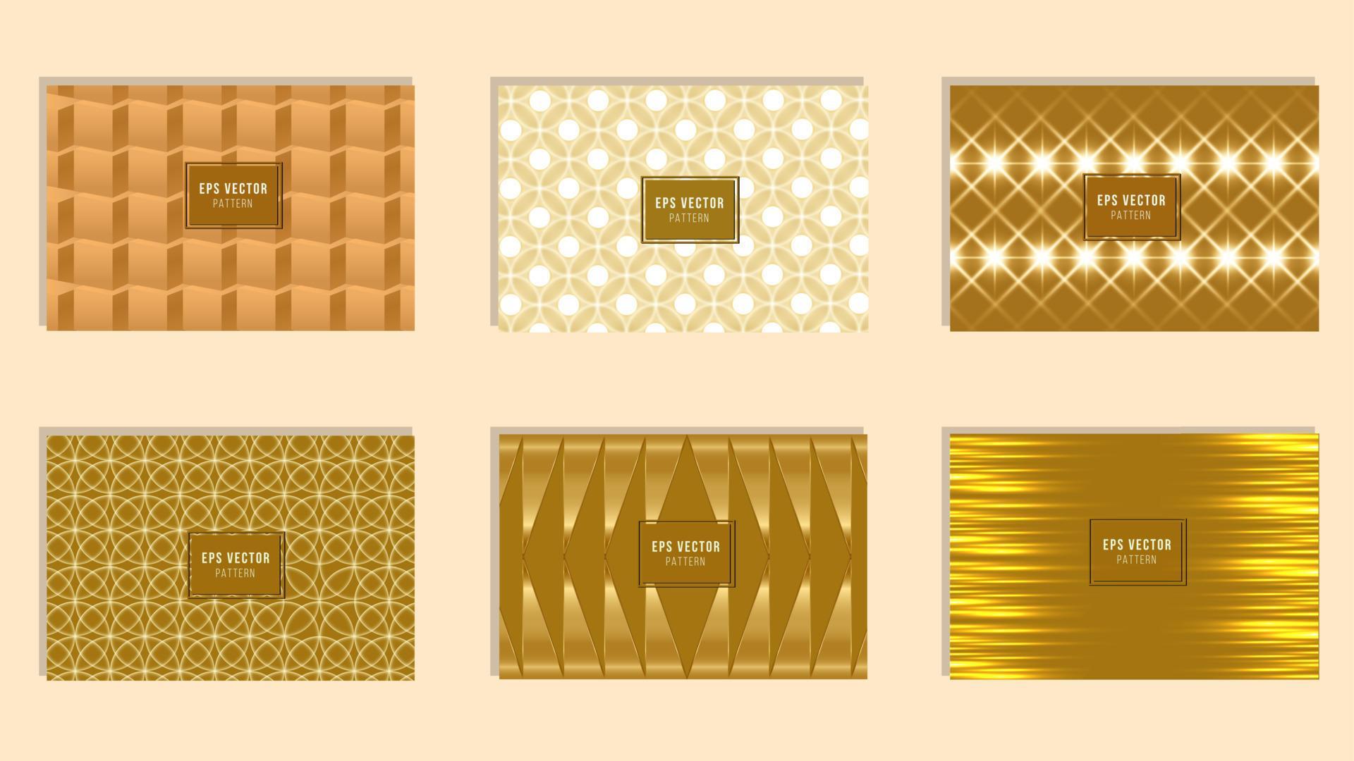 Set of Brown Geometric patterns. Abstract geometric hexagonal graphic design print 3d cubes ...