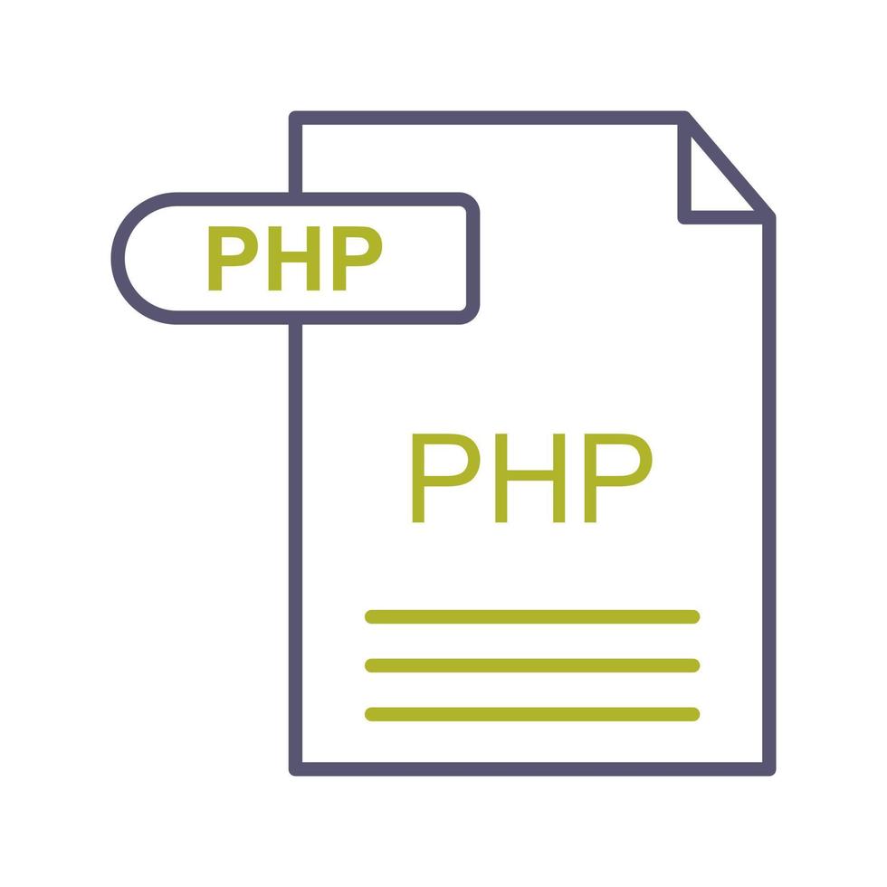 PHP Vector Icon 19489620 Vector Art at Vecteezy