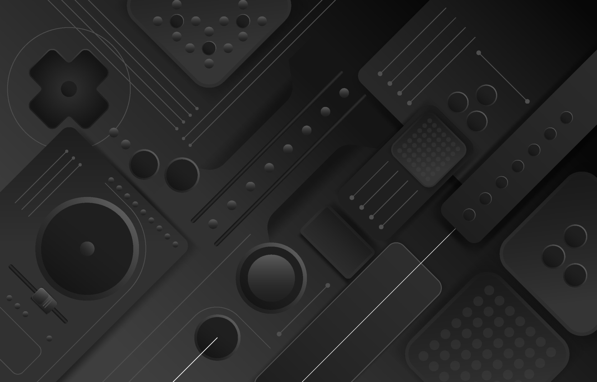 Gradient 3D Abstract Black Background 19492917 Vector Art at Vecteezy