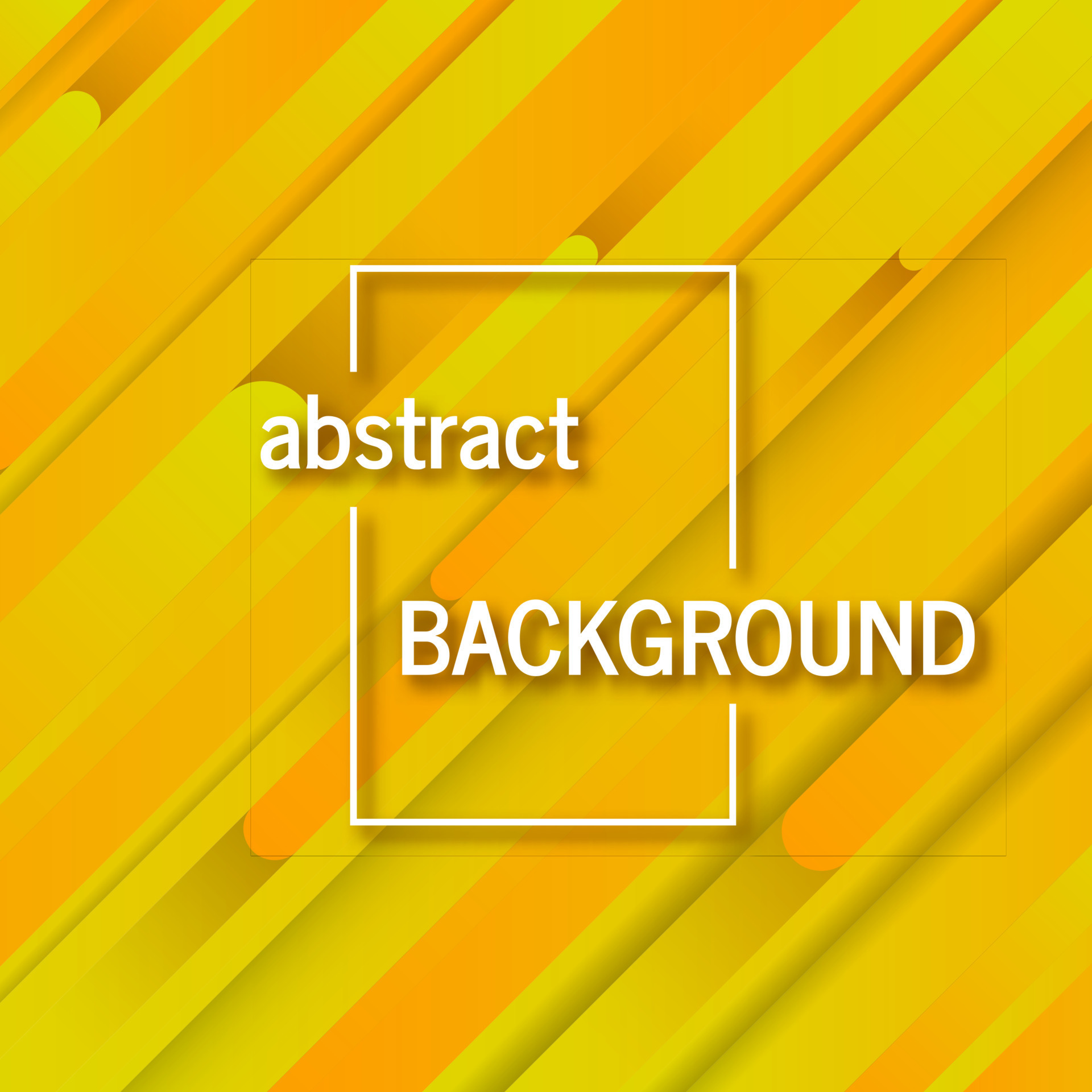 Trendy Geometric Yellow Background With Abstract Lines Card Design Futuristic Dynamic Pattern