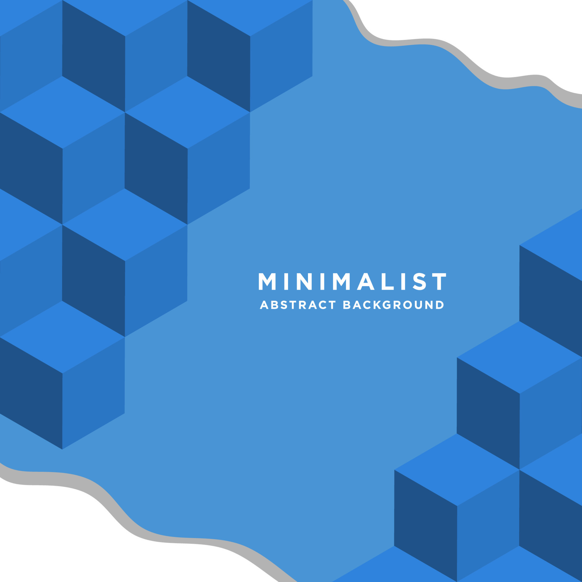 Abstract Minimalist Square Background With Blue Color 19496759 Vector Art At Vecteezy